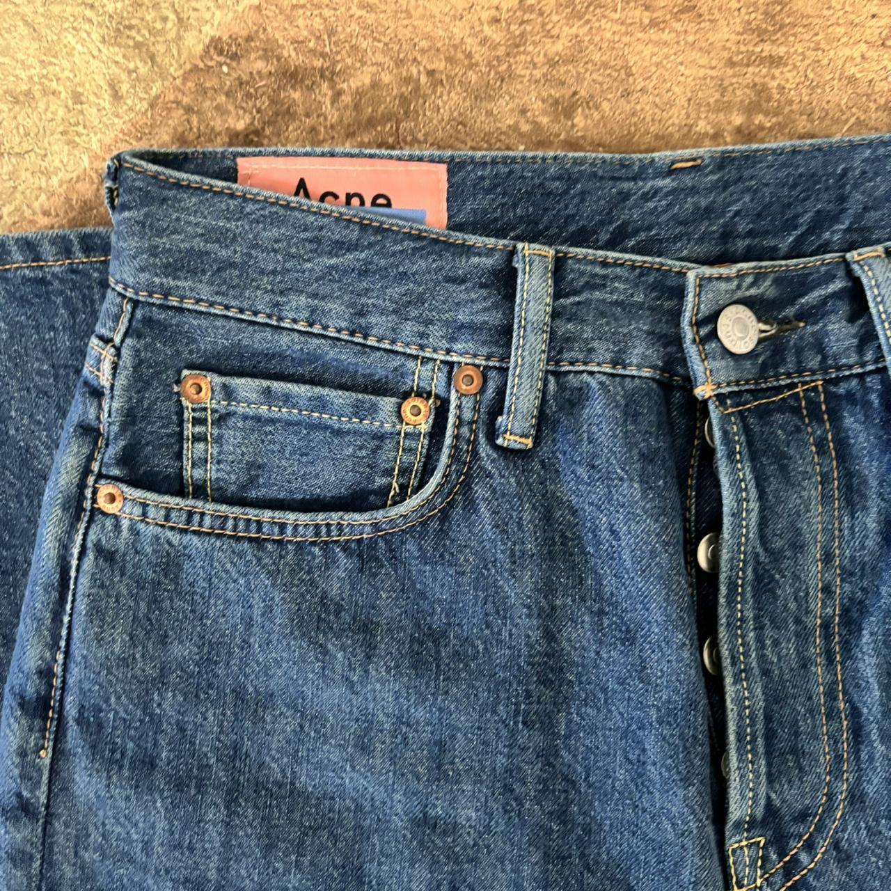 Acne Mece Jeans in Mid Blue W 29, L 32 Great... - Depop