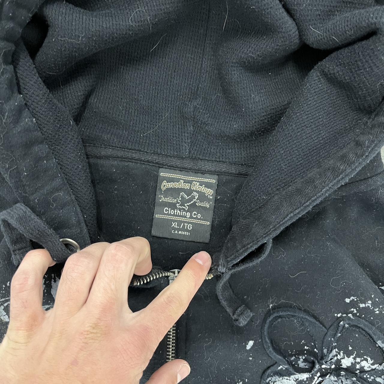 2000s floral surf style zip up hoodie Size M p2p:... | Depop