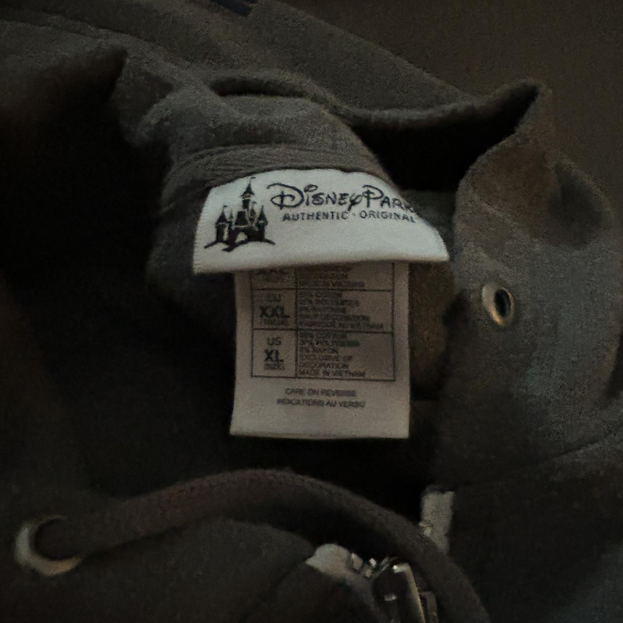 Walt Disney World grey and multi-coloured zip up... - Depop
