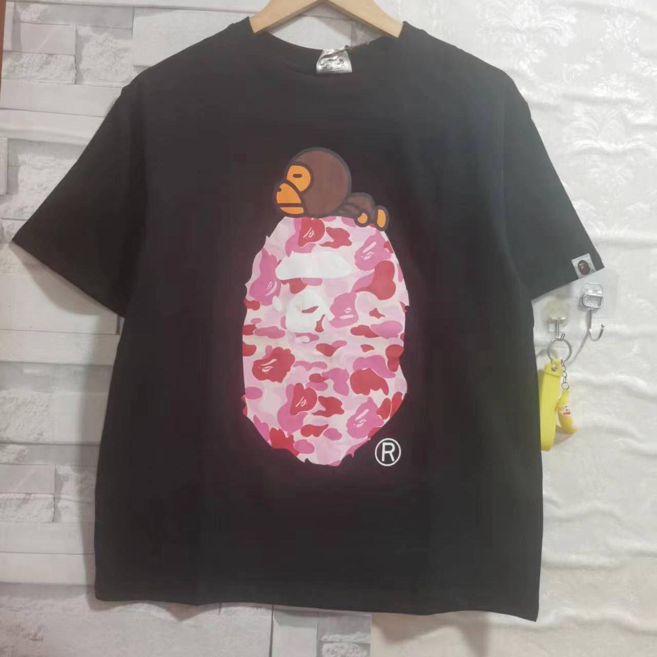 Bape Small label printing Shirt L Bring something... - Depop