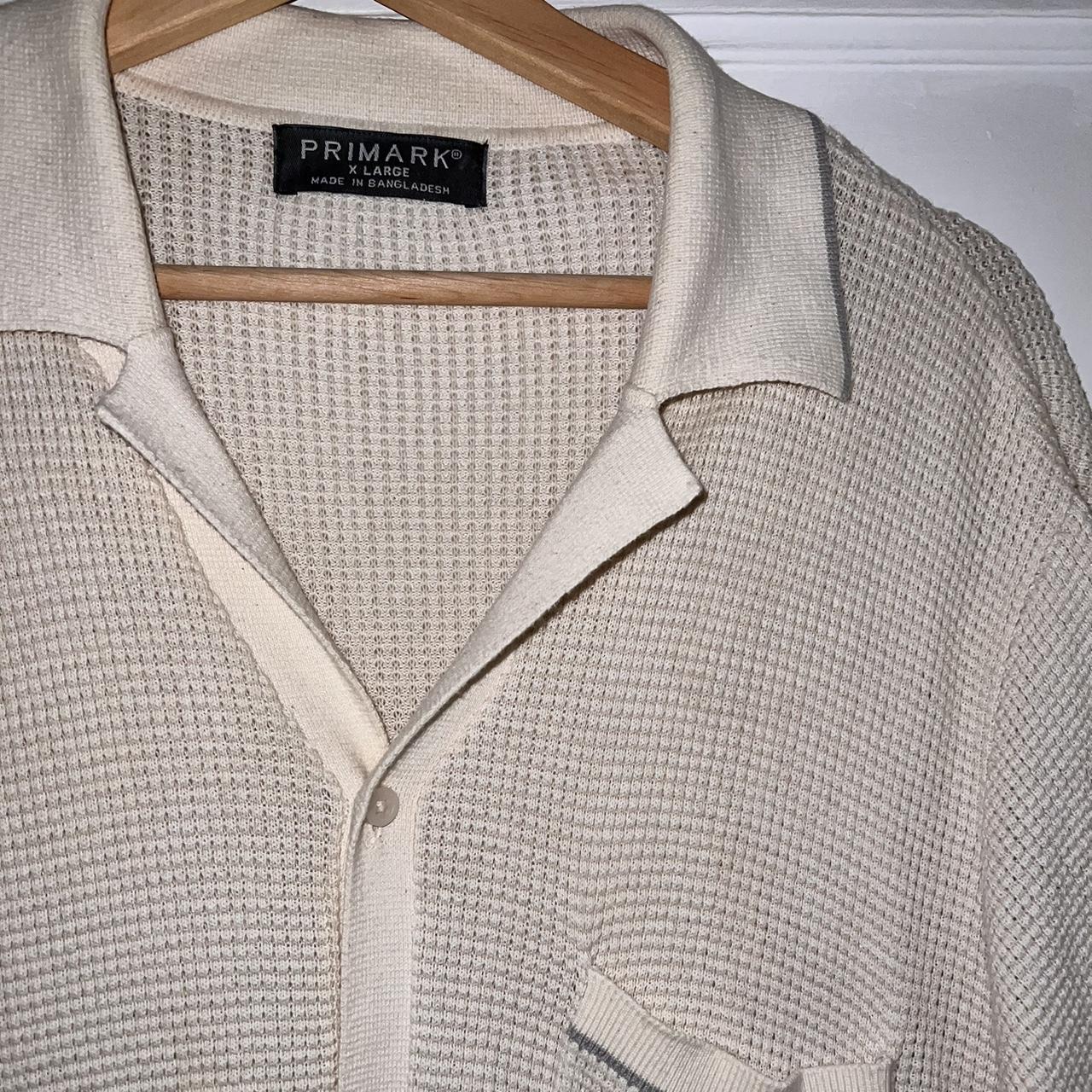 Primark relaxed short sleeve knitted shirt in XL,... - Depop