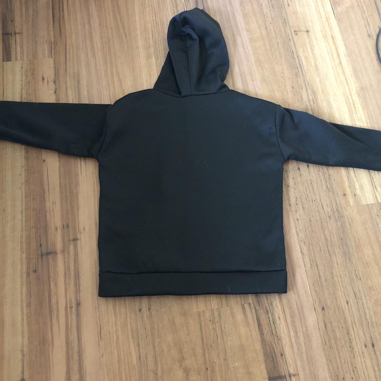 Size Medium, Black 4tune zip up hoodie, only worn once. - Depop
