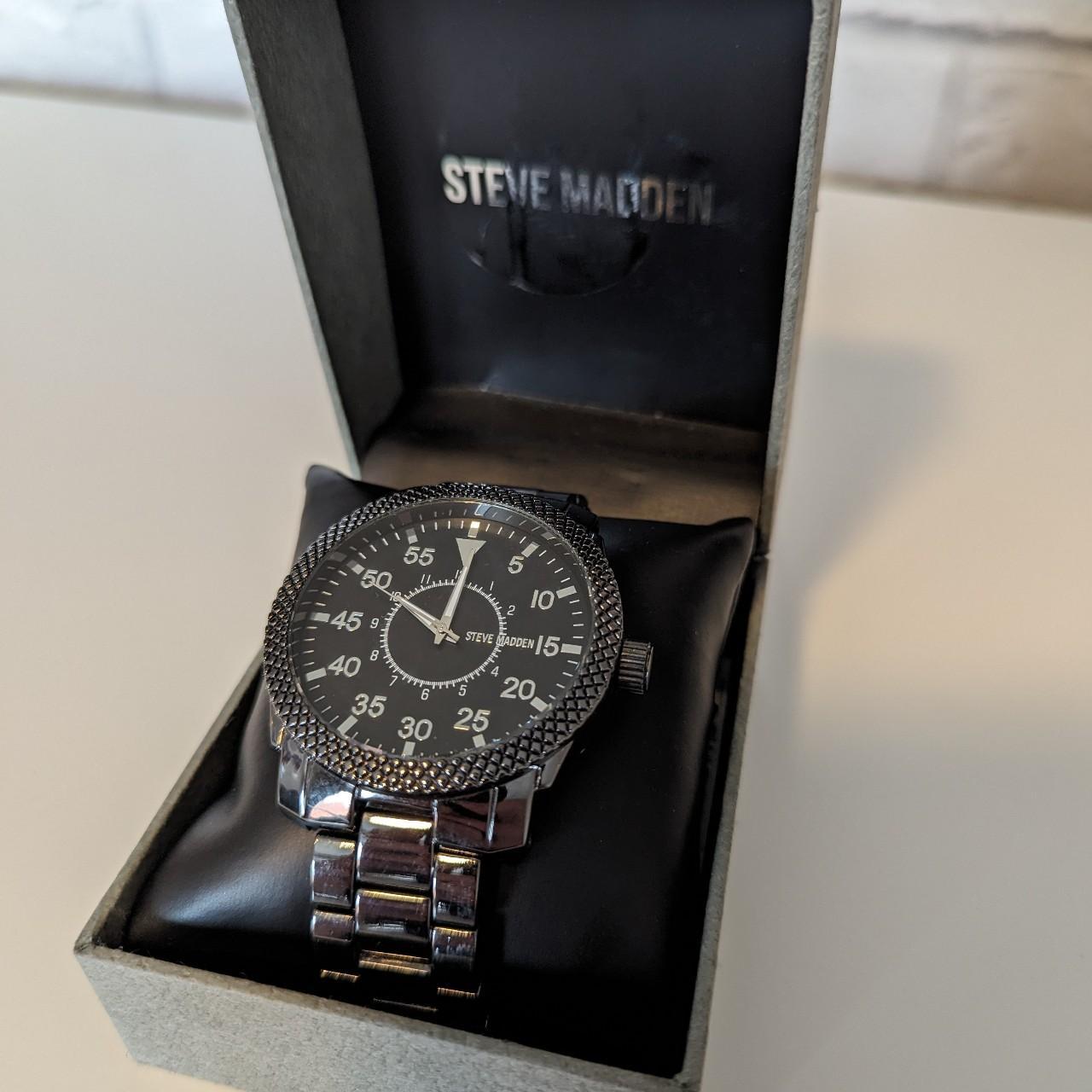 Steve Madden mens watch. Good condition, still in... - Depop