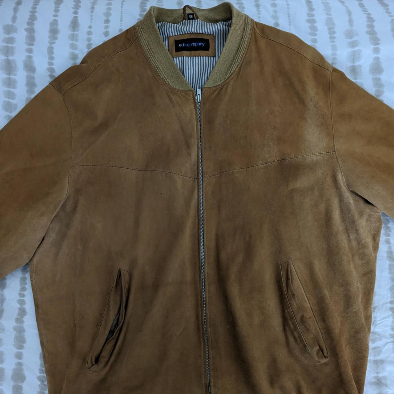 Vintage E.B COMPANY - Suede jacket L (dry cleaned) - Depop