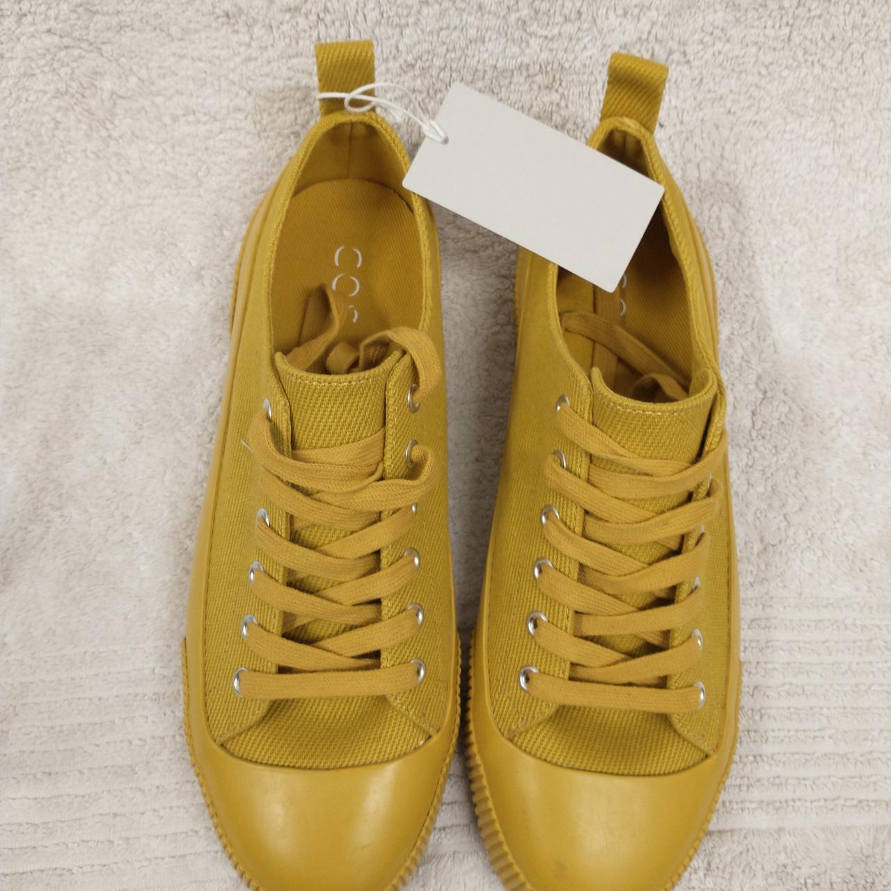 Brand new with tags mustard yellow COS shoes, size... - Depop