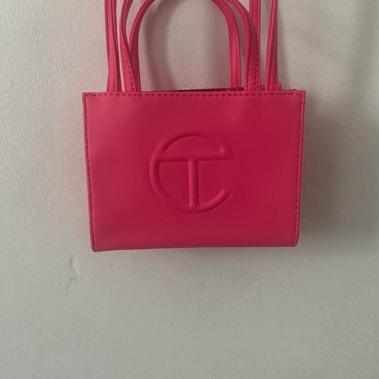 Pink Telfar mini bag #TelfarBag - Depop