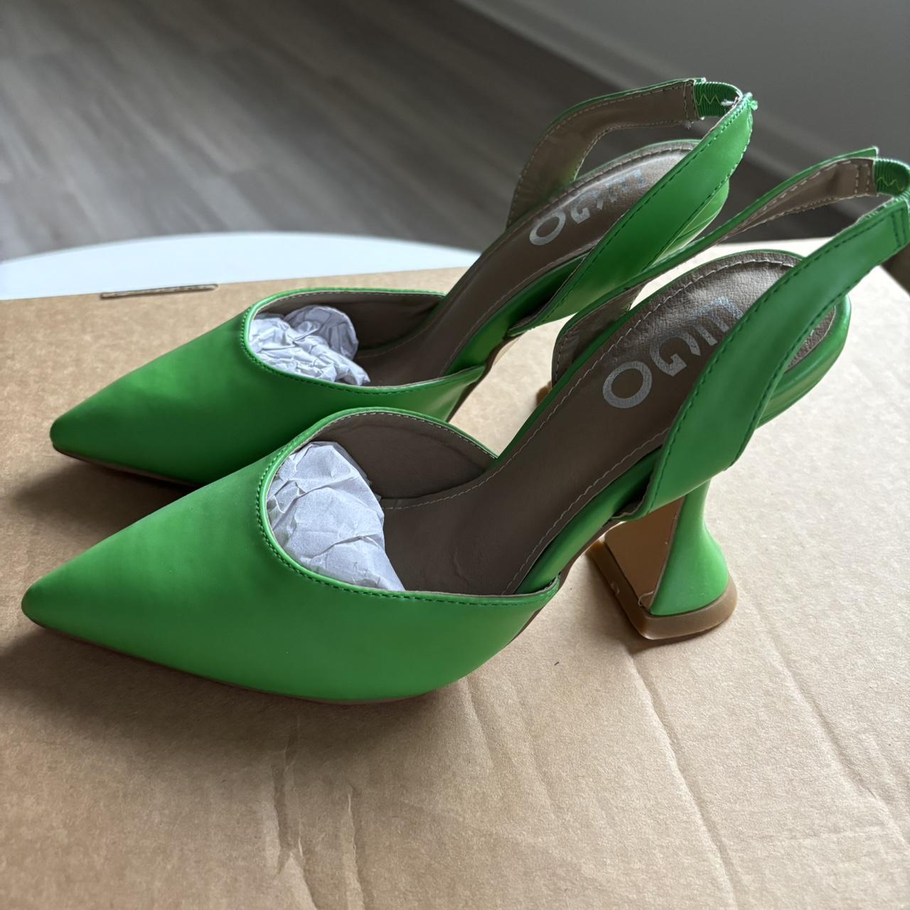 Green Ego pumps - Depop