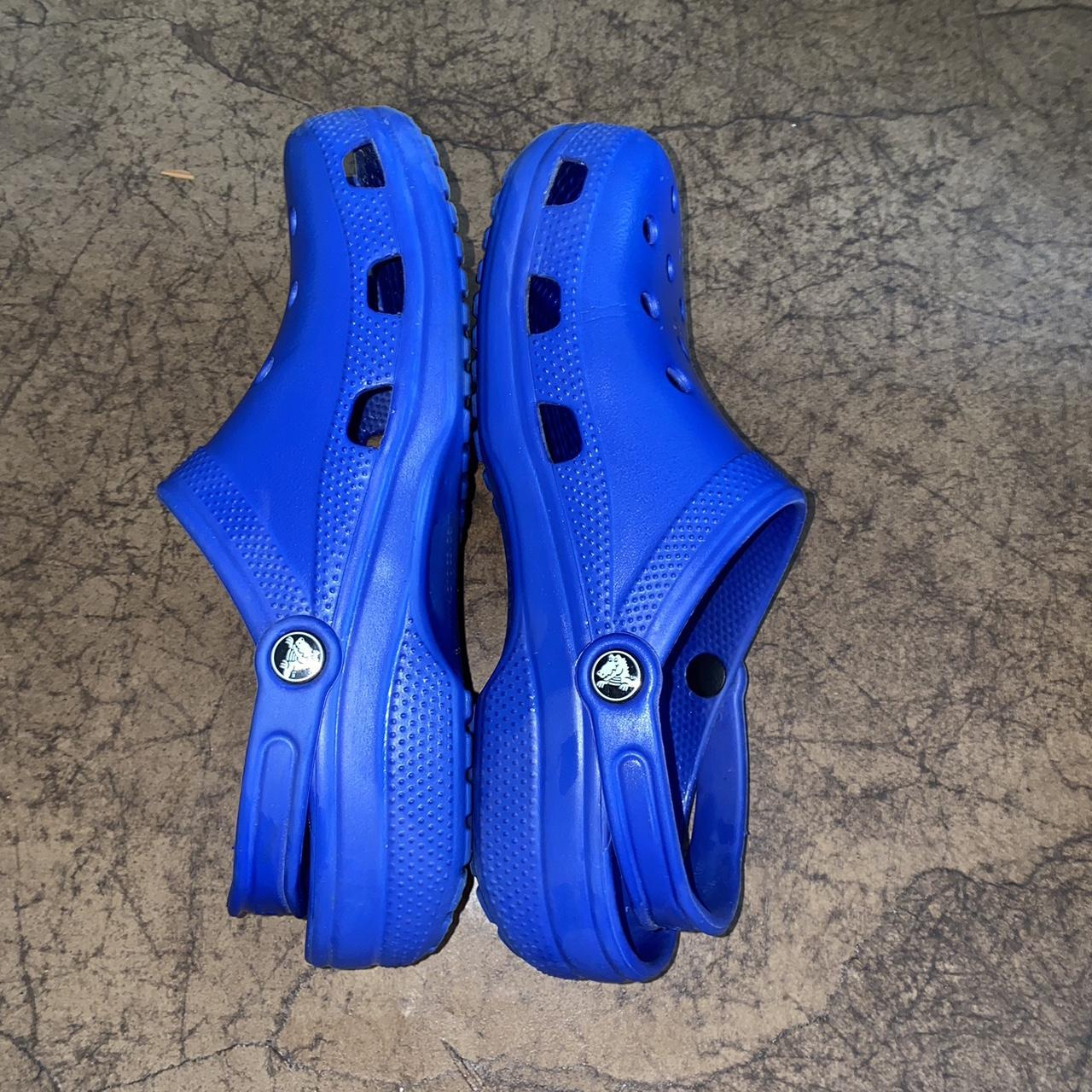 Lightly worn blue crocs! Women’s 11, men’s 9 (im a... - Depop