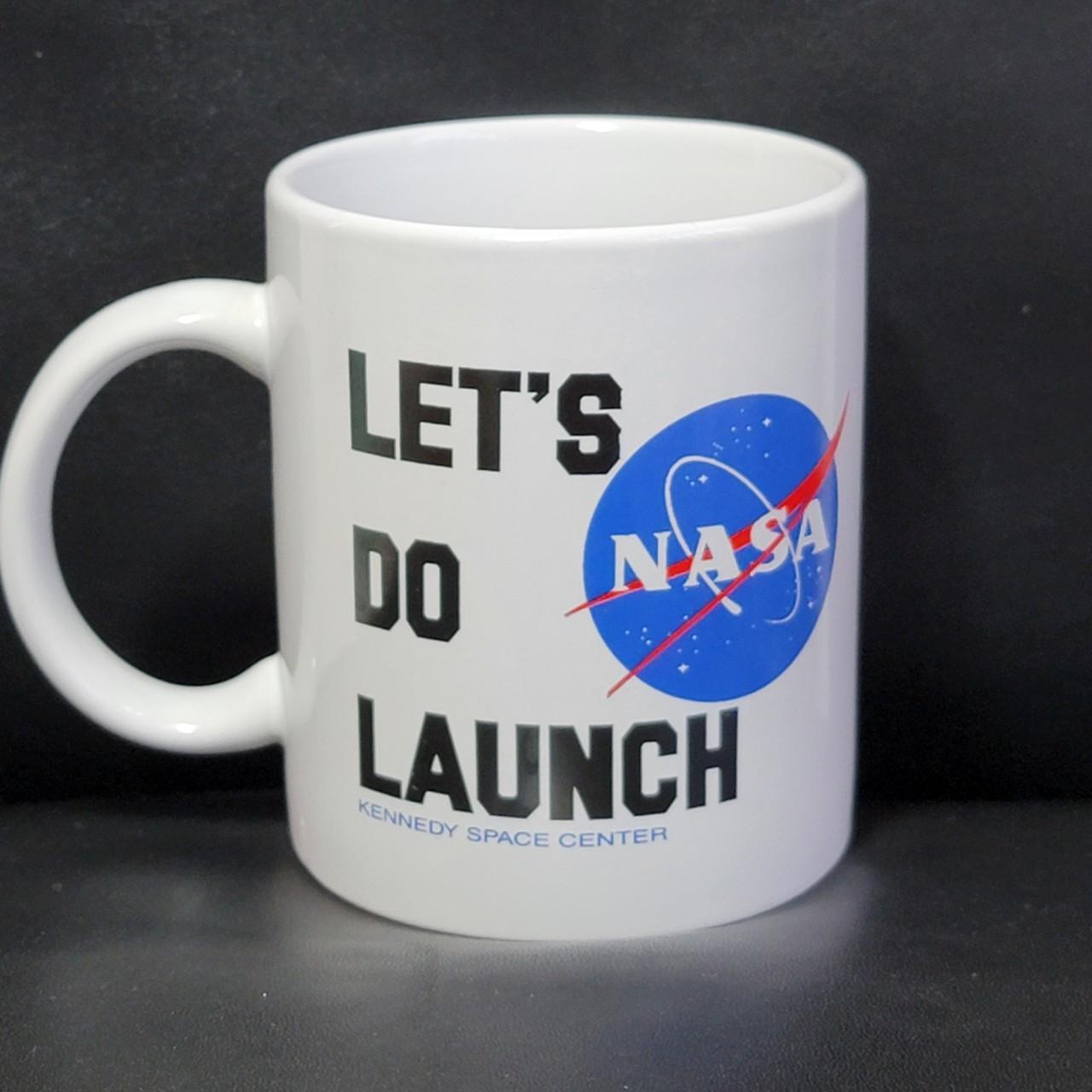 NASA Ceramic White Mug Collectible Cup Let's Do... - Depop