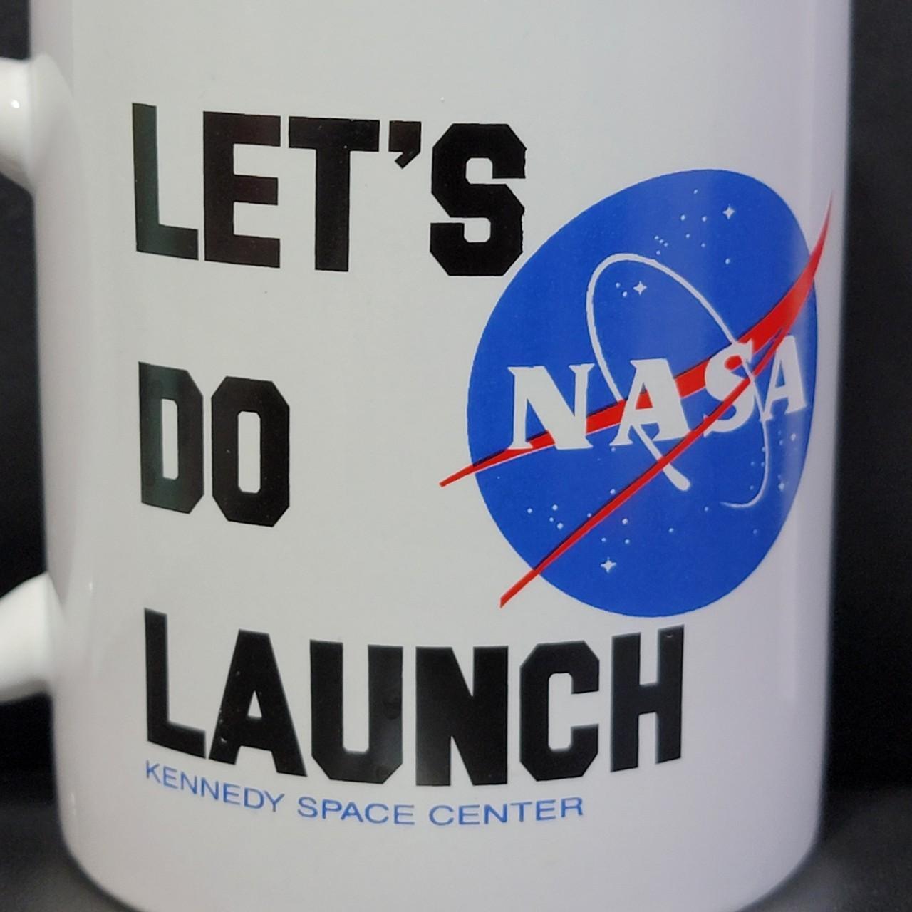 NASA Ceramic White Mug Collectible Cup Let's Do... - Depop