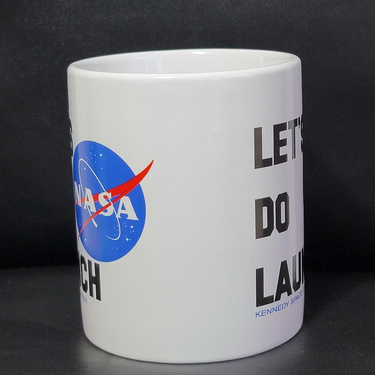 NASA Ceramic White Mug Collectible Cup Let's Do... - Depop