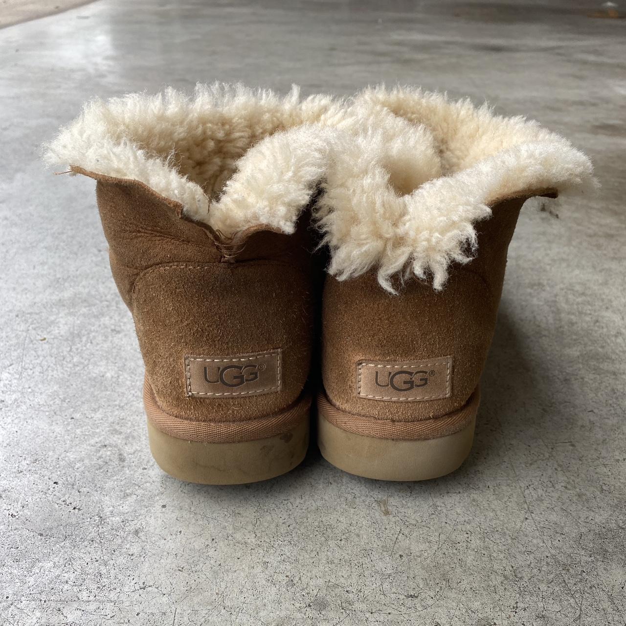 UGG Fur Lined Boots Size tag was cut out, fits... - Depop