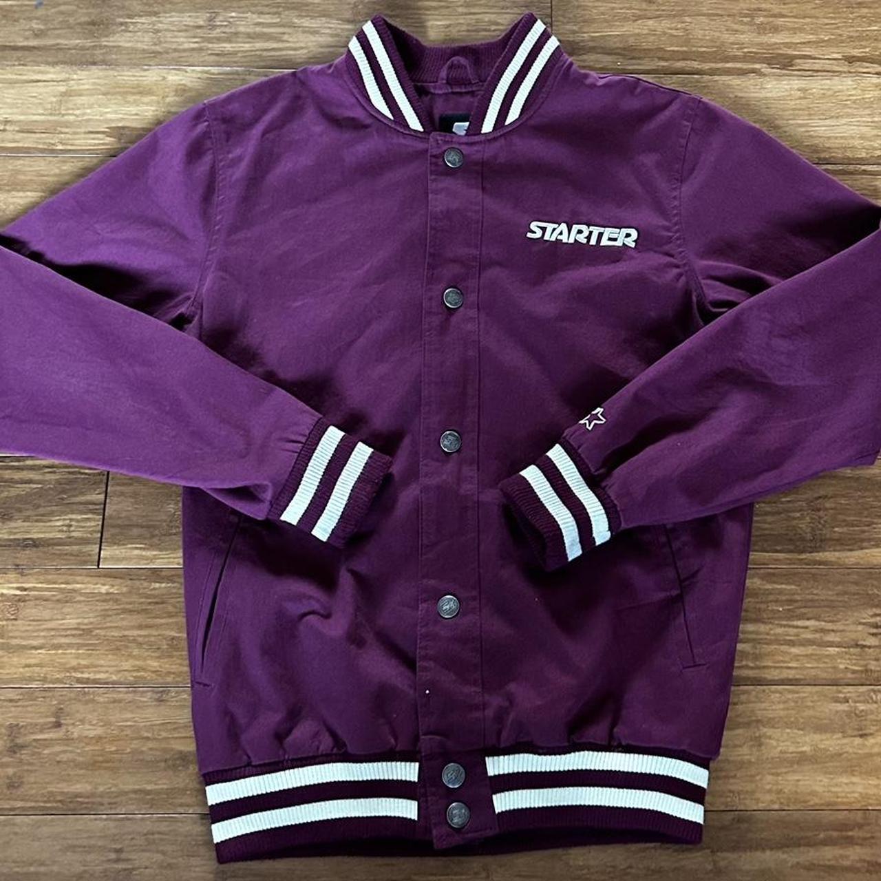 Starter Athletic Bomber Jacket Black Label Fits... - Depop