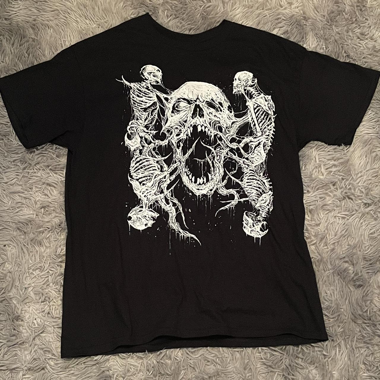 Affliction like shirt w a dope ass design and very... - Depop