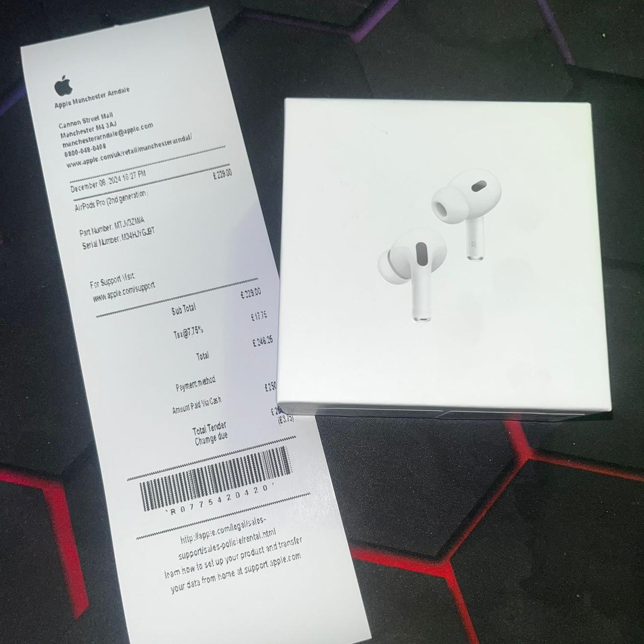 AirPods Pro (2nd generation) Comes with receipt... | Depop