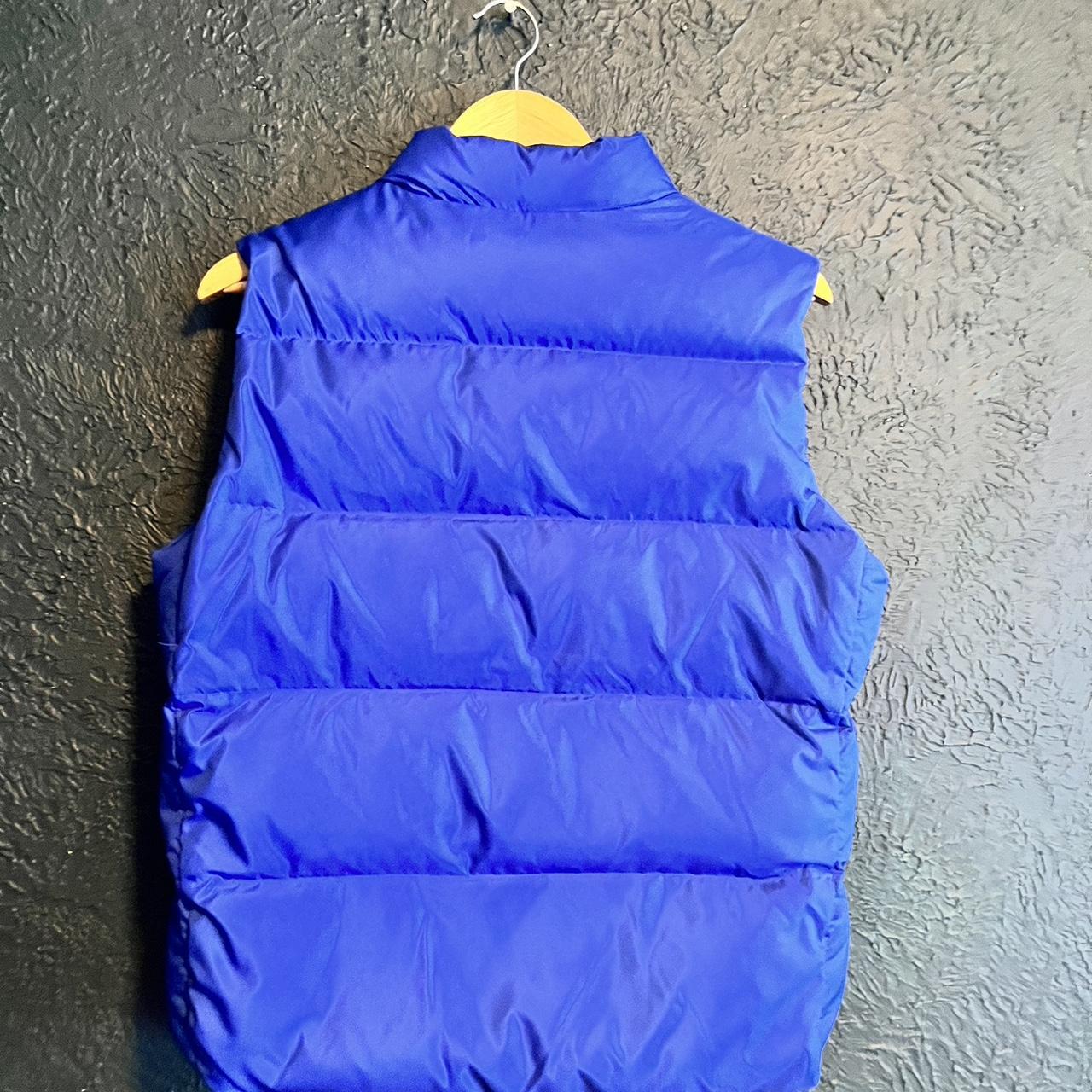 Ralph Lauren Blue Puffer Vest - Depop