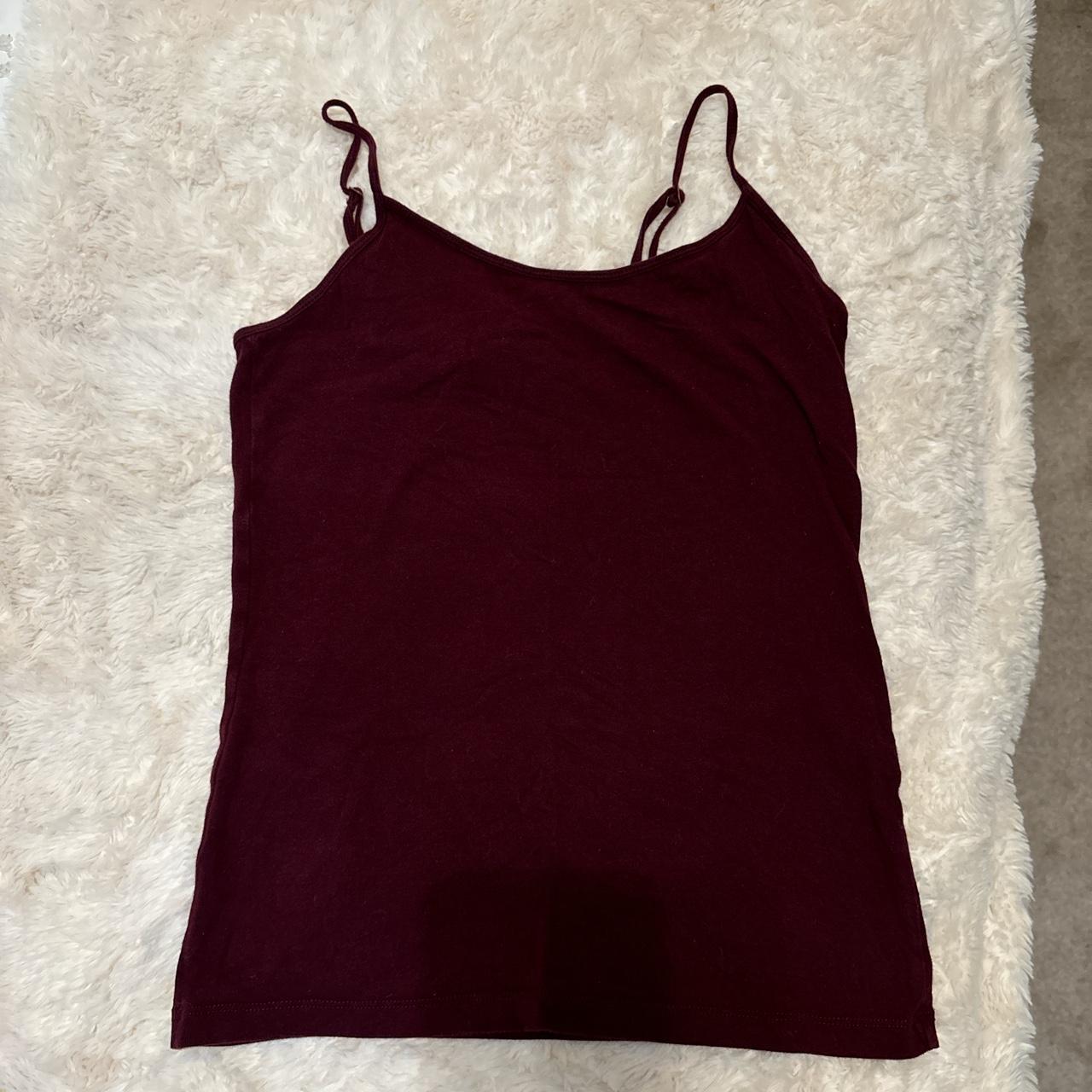Forever 21 maroon tank top - Depop