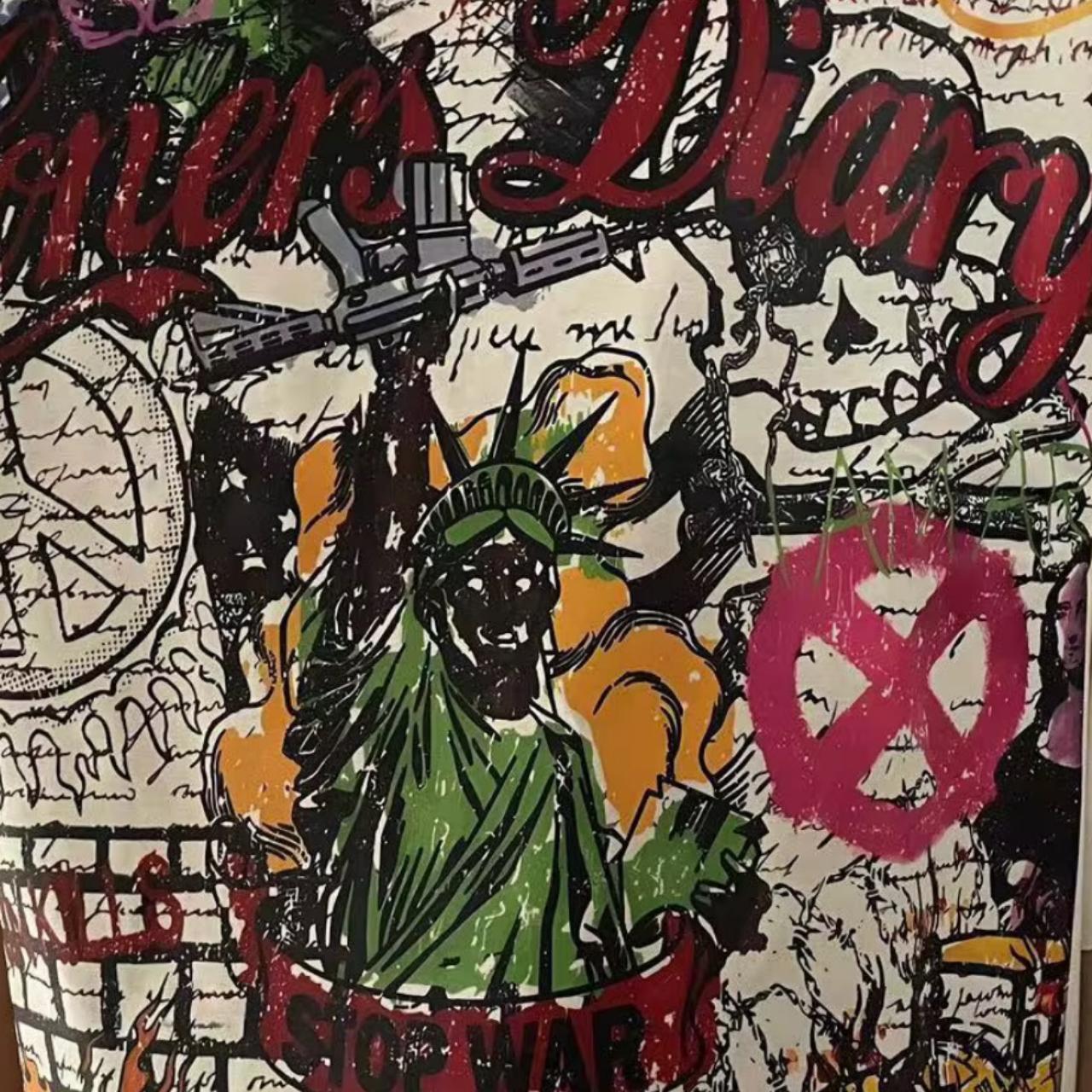 LONERS DIARY Graphic Print Design Y2K Shirt Sizes: S... | Depop