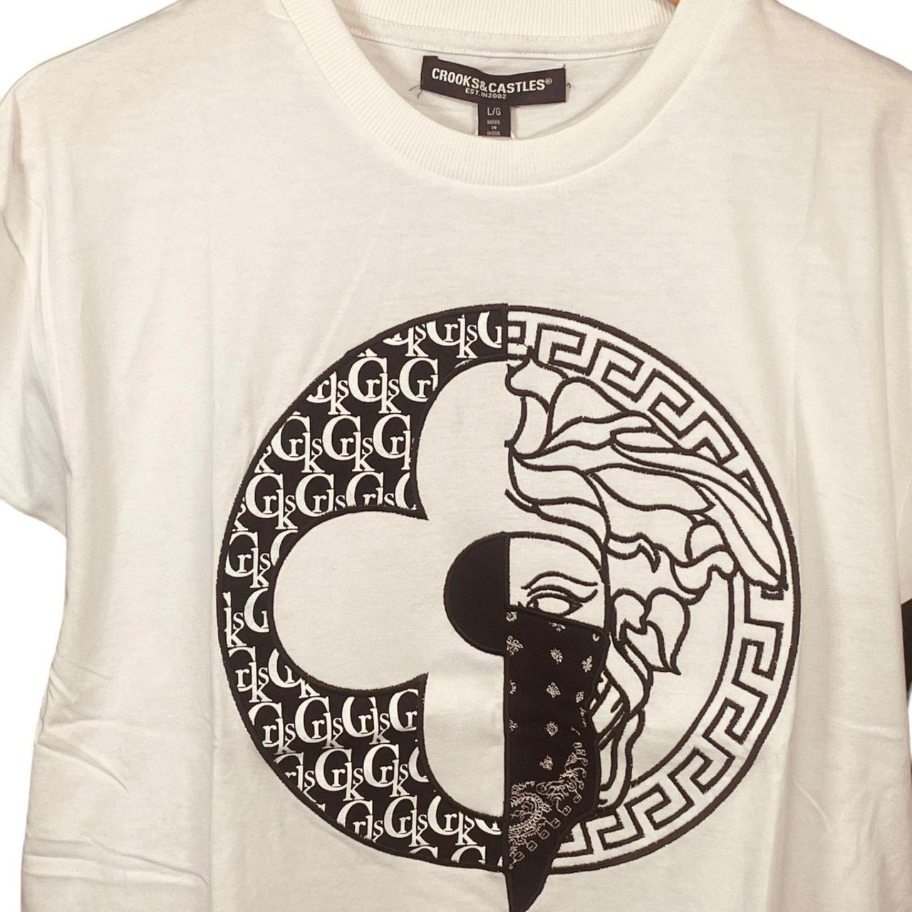 Crooks & Castles Medusa Color Block Chop Shop... | Depop