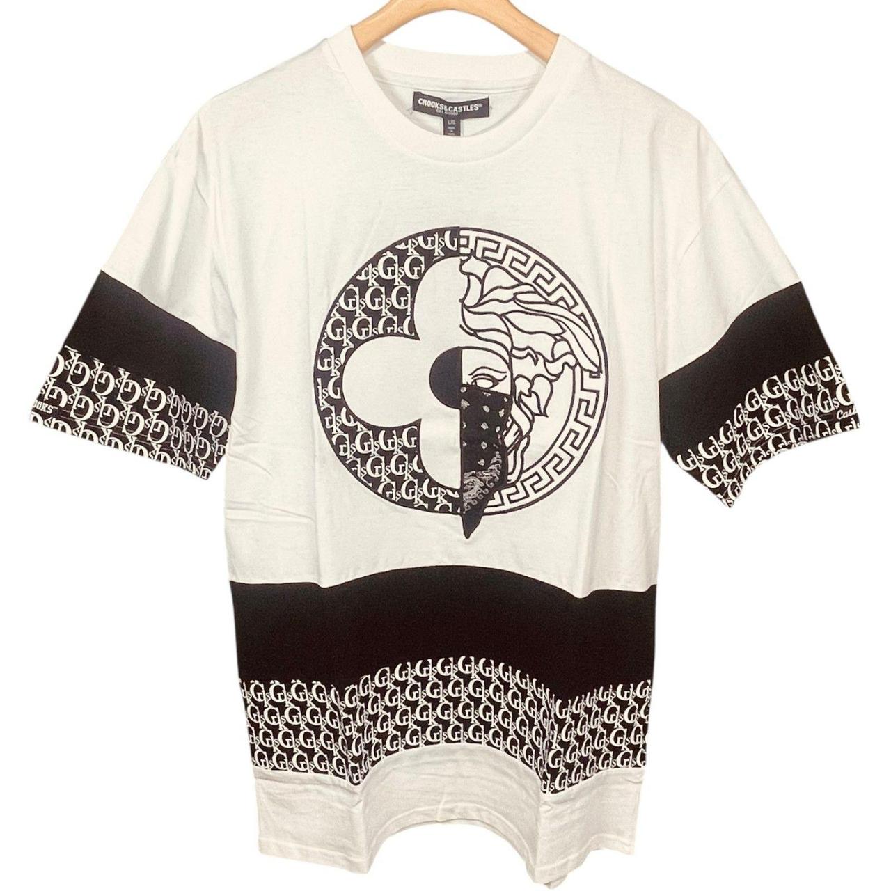 Crooks & Castles Medusa Color Block Chop Shop... | Depop