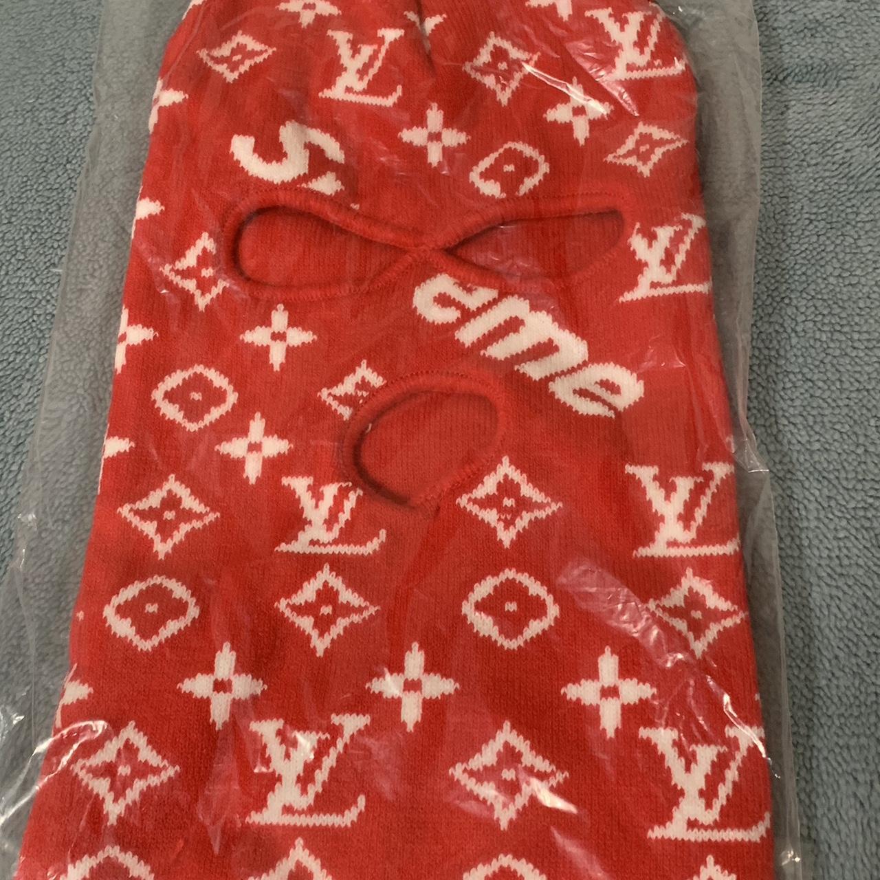 Shiesty Beefly “Custom” Red Ski Mask With Supreme... - Depop
