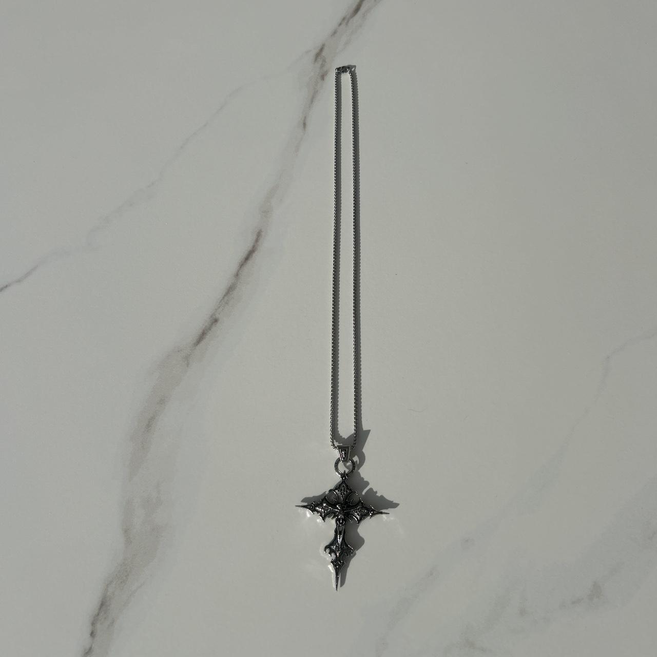 y2k punk Crucified Skelton chain ~⛓️Stainless steel... | Depop