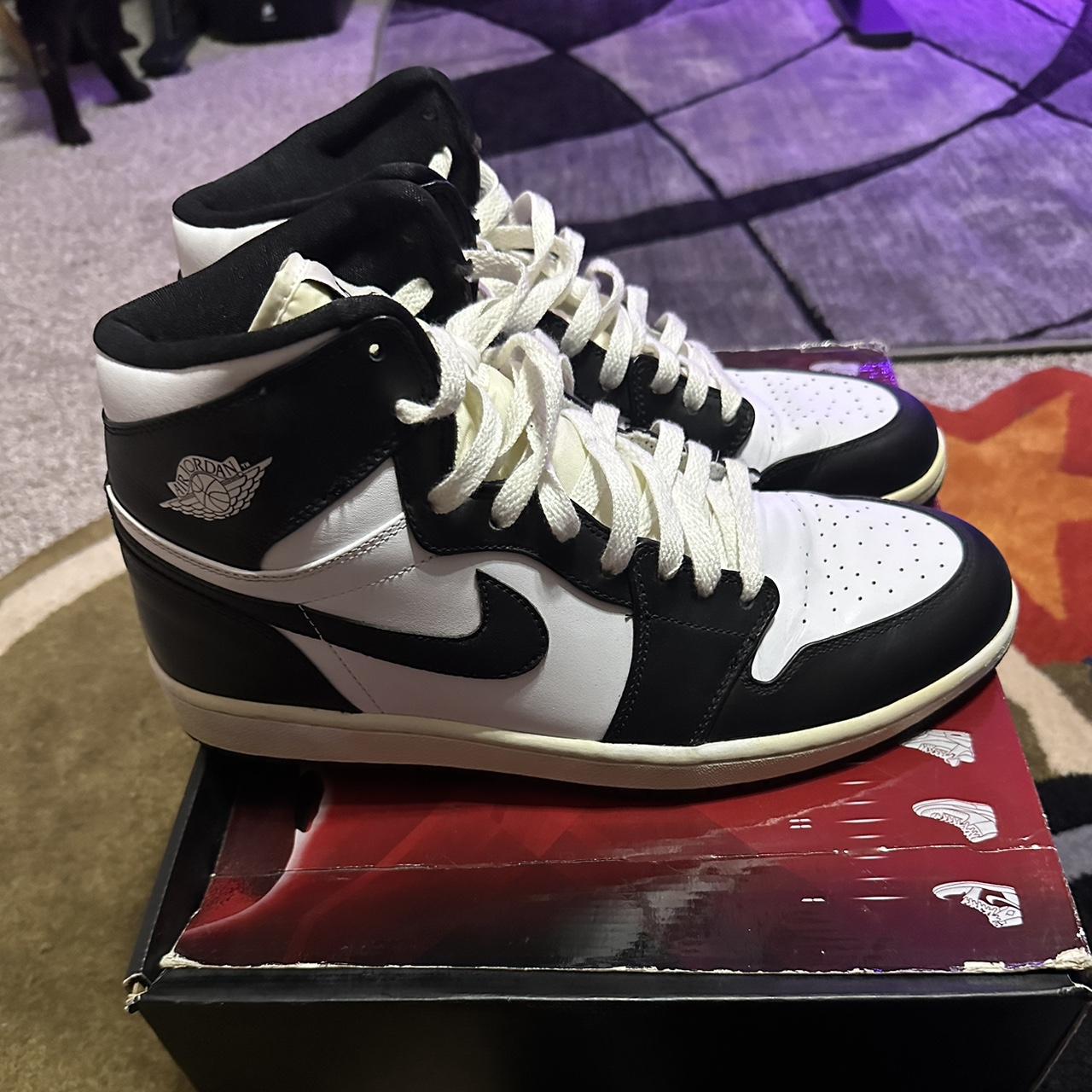 Jordan 1 black white cdp cpd 2008 used - Depop
