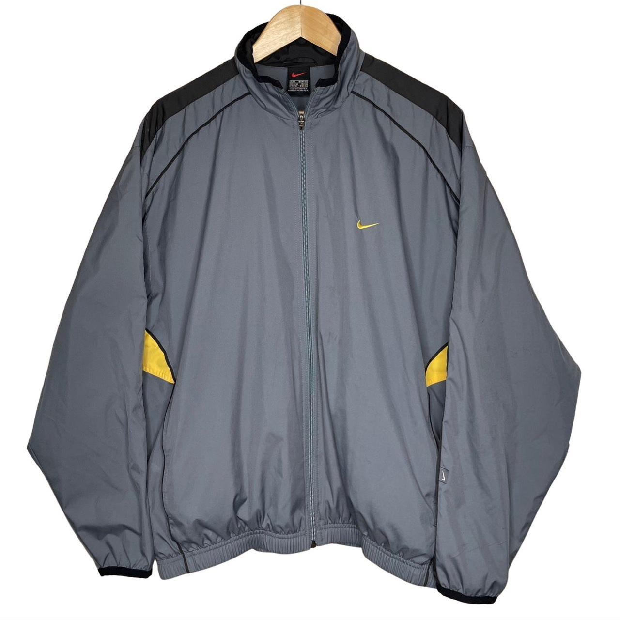 NIKE TRACK JACKET FROM 90s RED TAG SIZE... - Depop