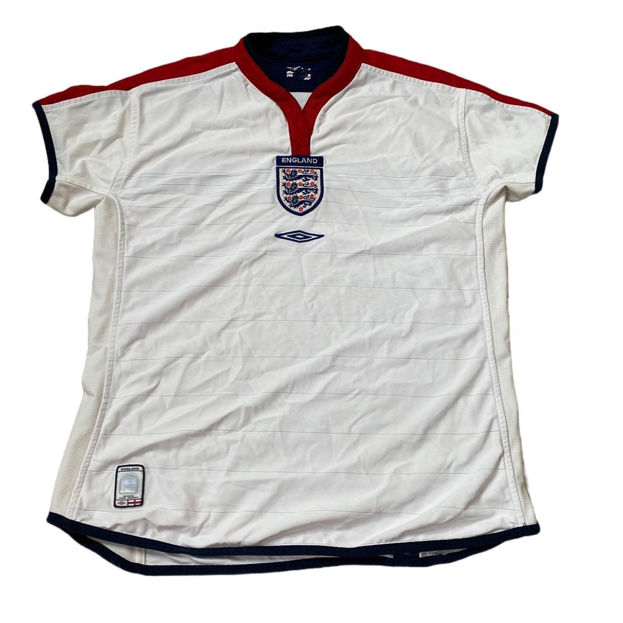 UMBRO ENGLAND 2003-2005 SHIRT REVERSIBLE NO SIZE... - Depop