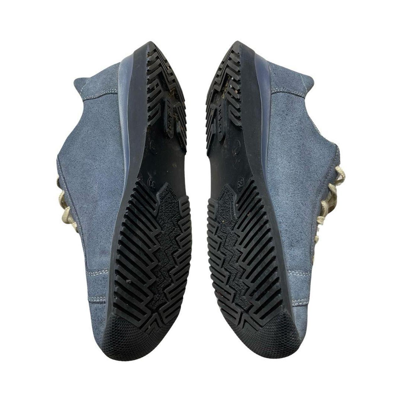 RIEKER Y2K BLUE FLAME TRAINERS MULTI TONAL FLAMES TO... - Depop