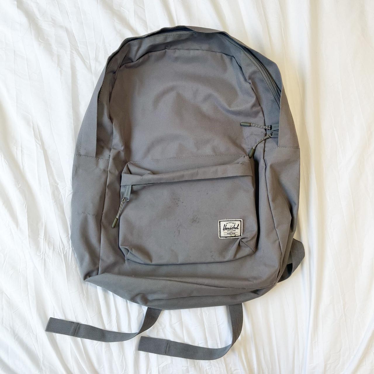 grey Herschel backpack - Herschel | gray color | big... - Depop