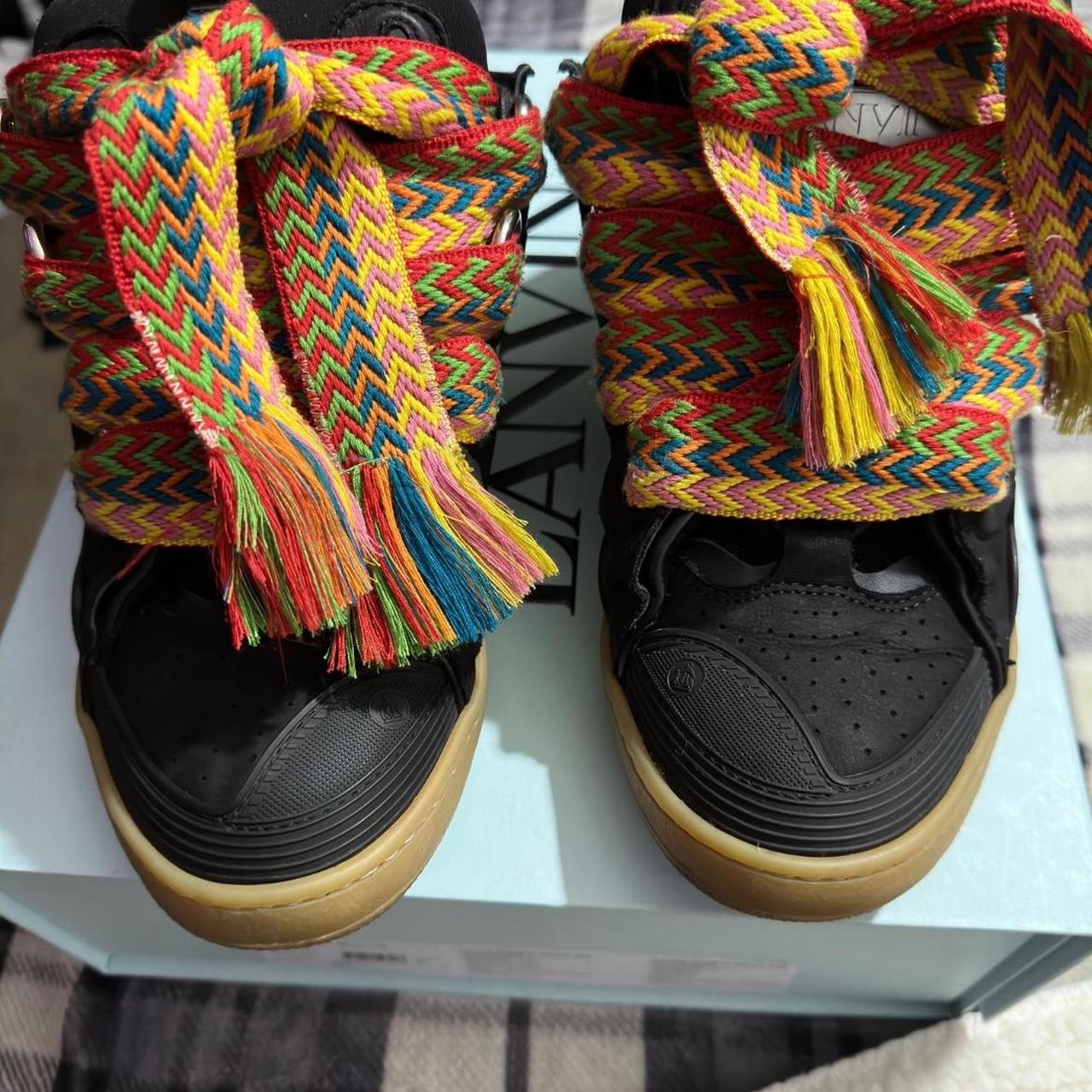 LANVINS CURB SNEAKERS - Depop