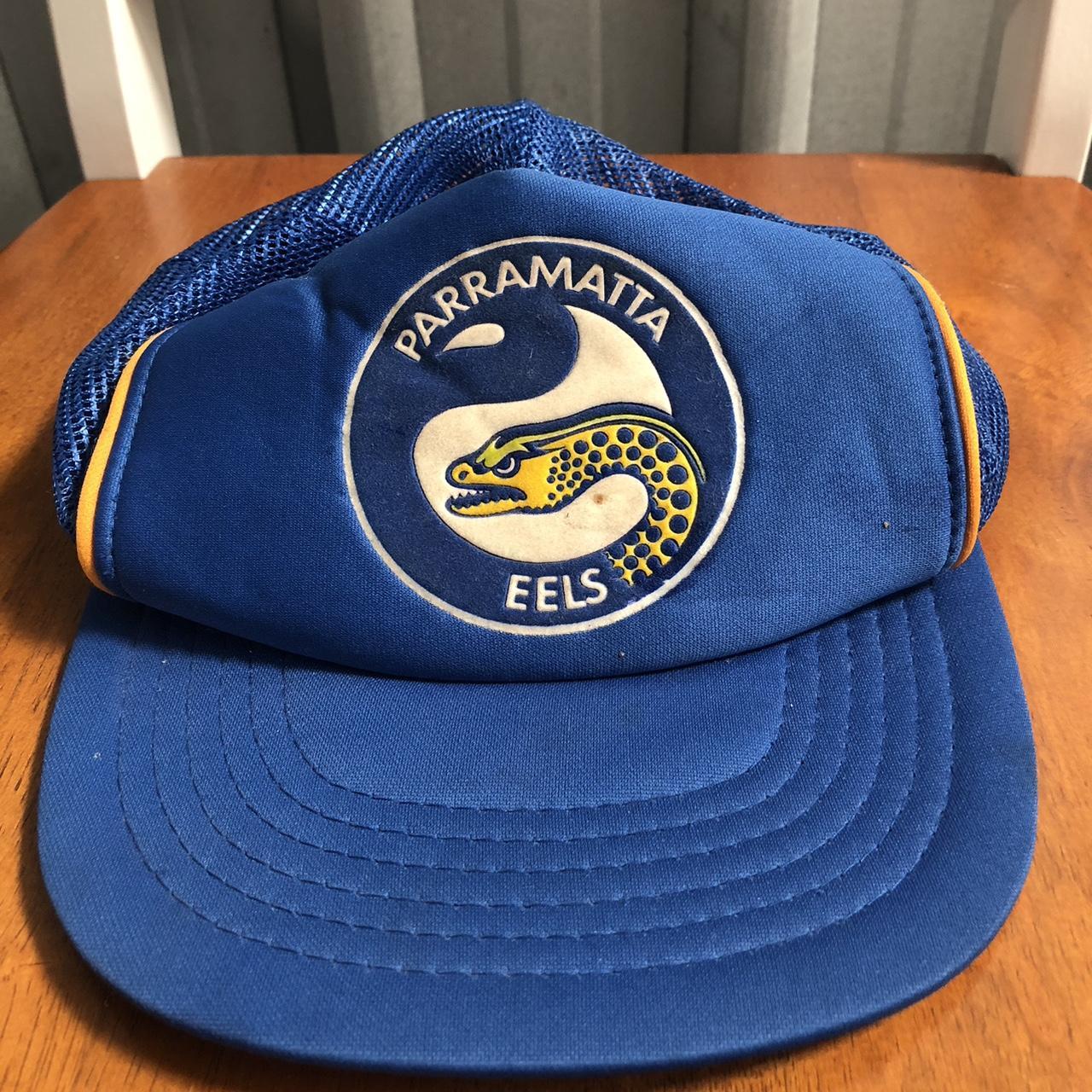 RARE 1980s Parramatta Eels Cap NSWRL #NRL #rugbyleague - Depop