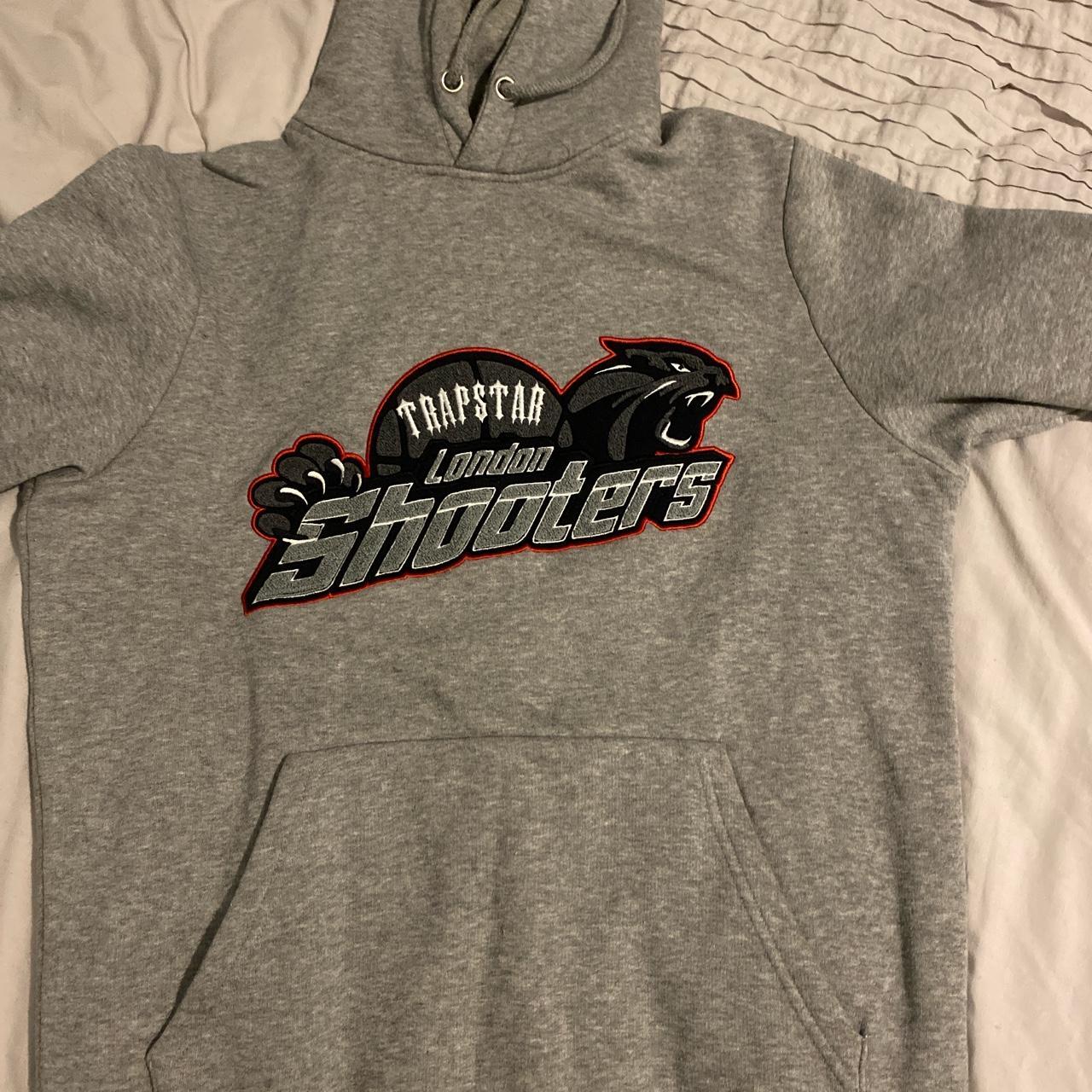 Grey/Red Small Trapstar Shooter Tracksuit #trapstar... - Depop