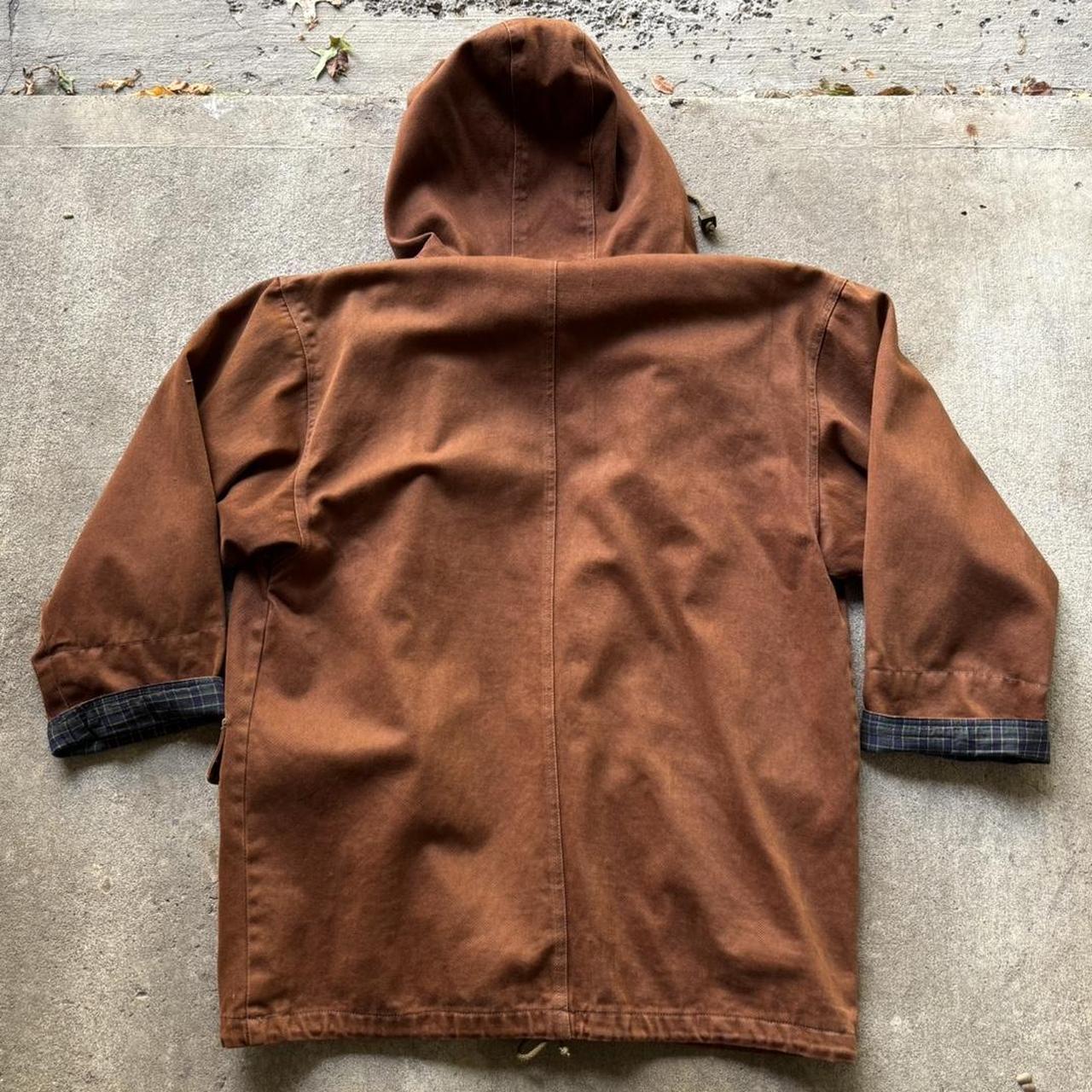 Vintage flannel lined Andy Johns jacket Top to... - Depop