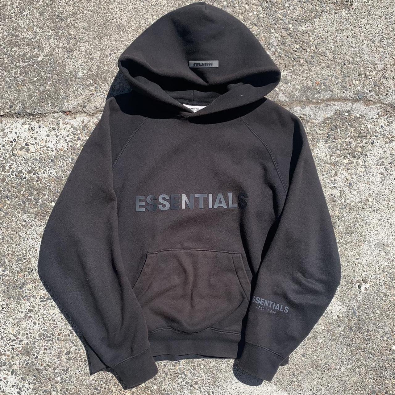 Essentials Hoodie Size xs but fits like... - Depop