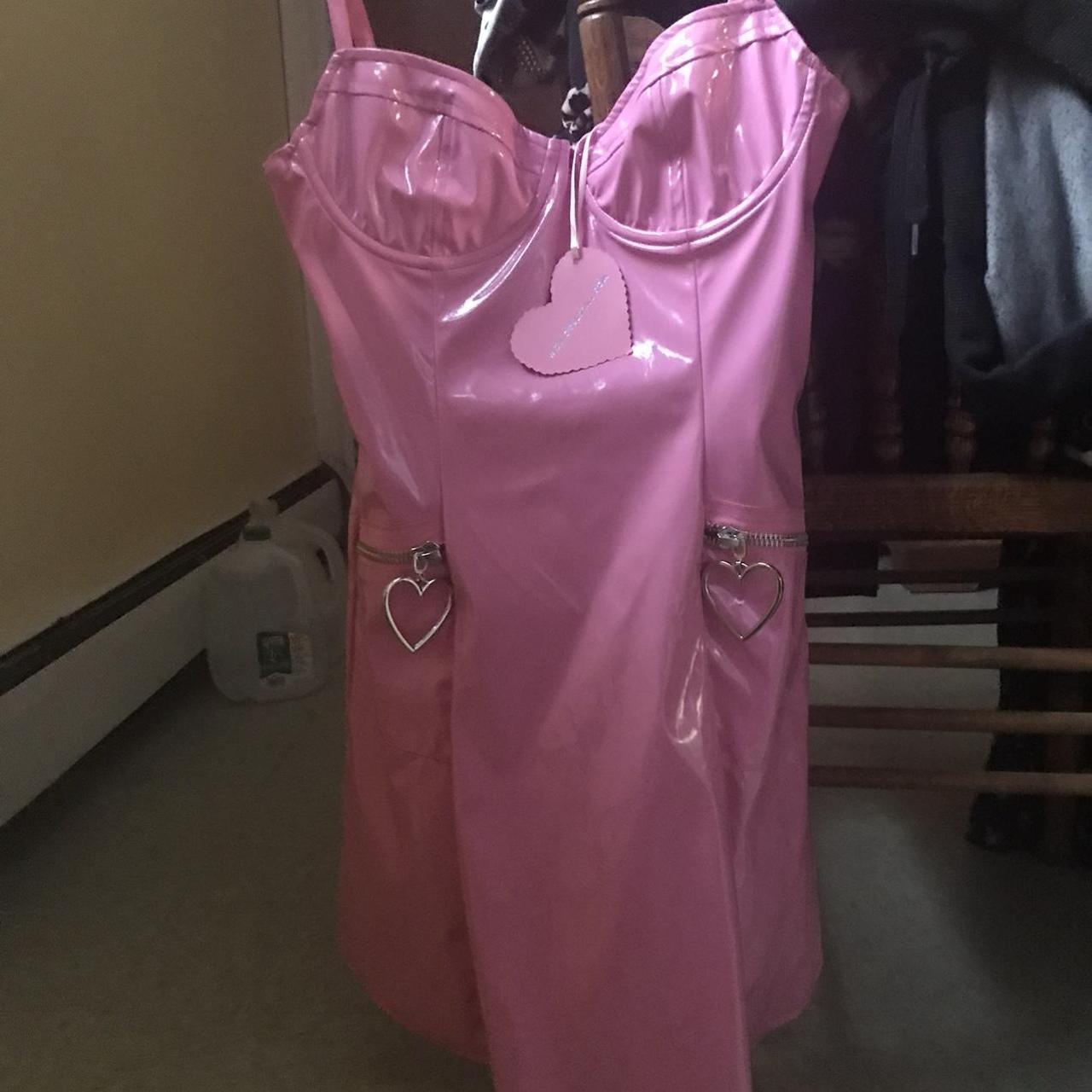 Sugar Thrillz Dolls Kill PVC dress NWT #dollskill... - Depop