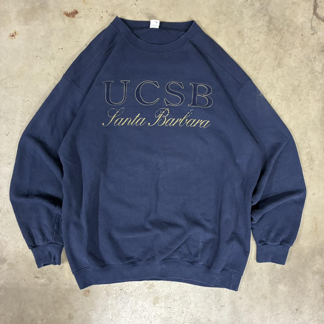 -Vintage UCSB Santa Barbara college sweater crewneck... | Depop