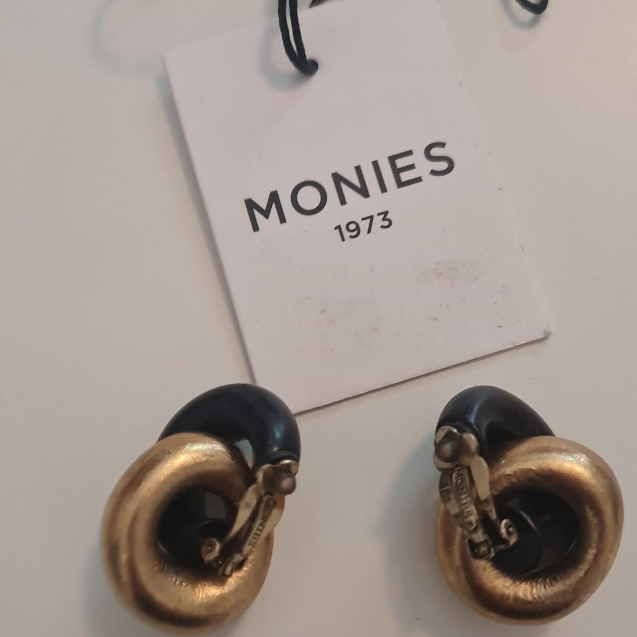 Monies Havana clip on earrings. Never worn. Can take... - Depop