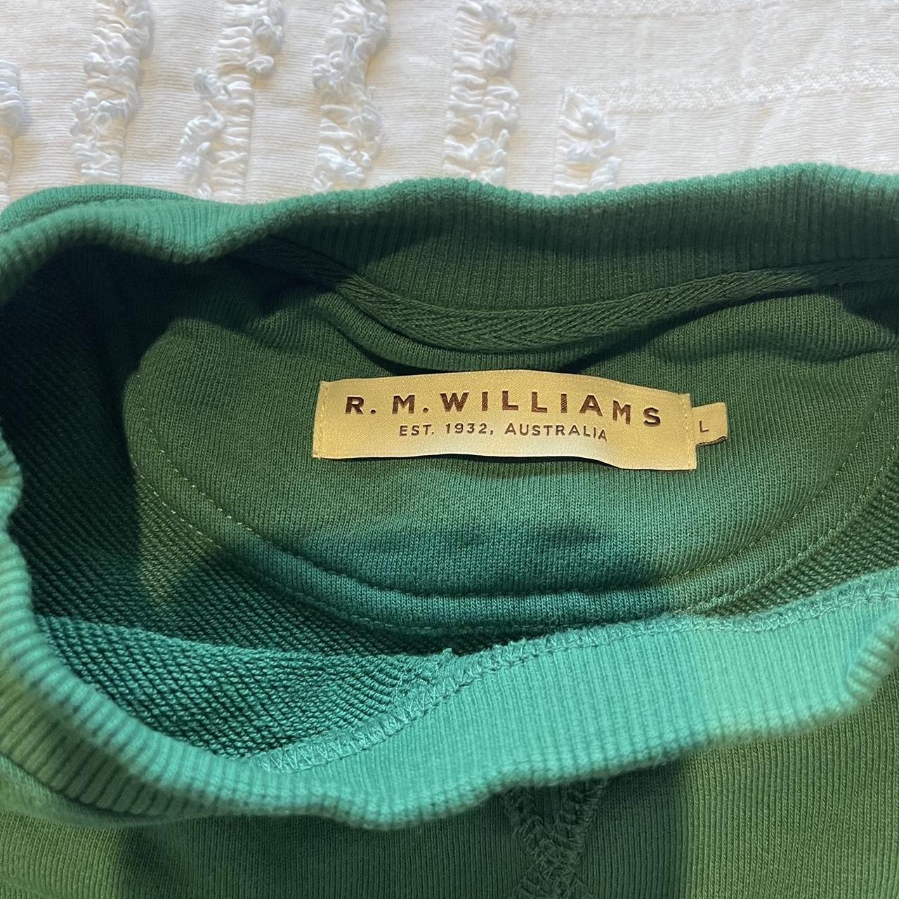 RM Williams green jumper, worn once - Depop