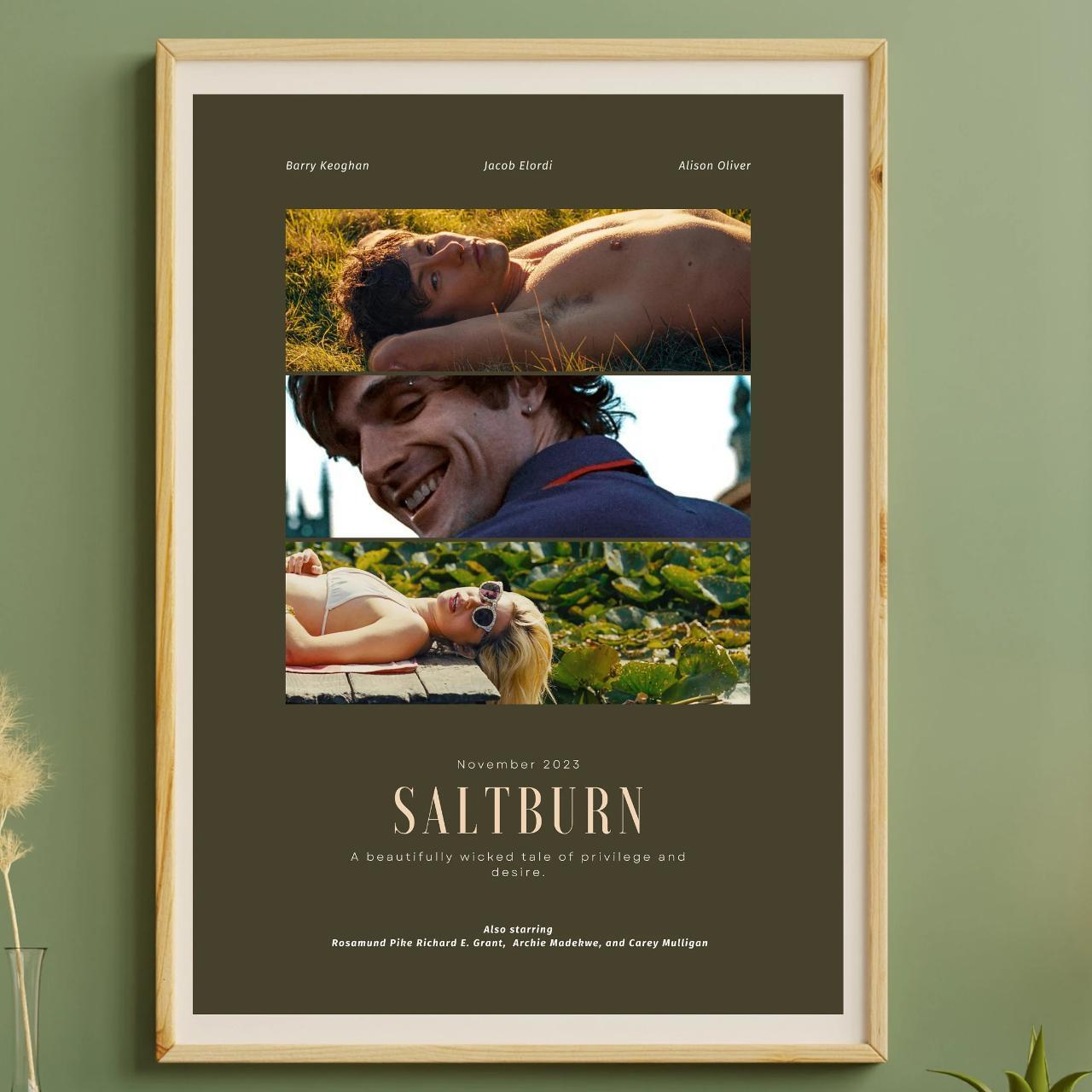 Saltburn Poster A4 or A3 - Message me which one A4:... - Depop
