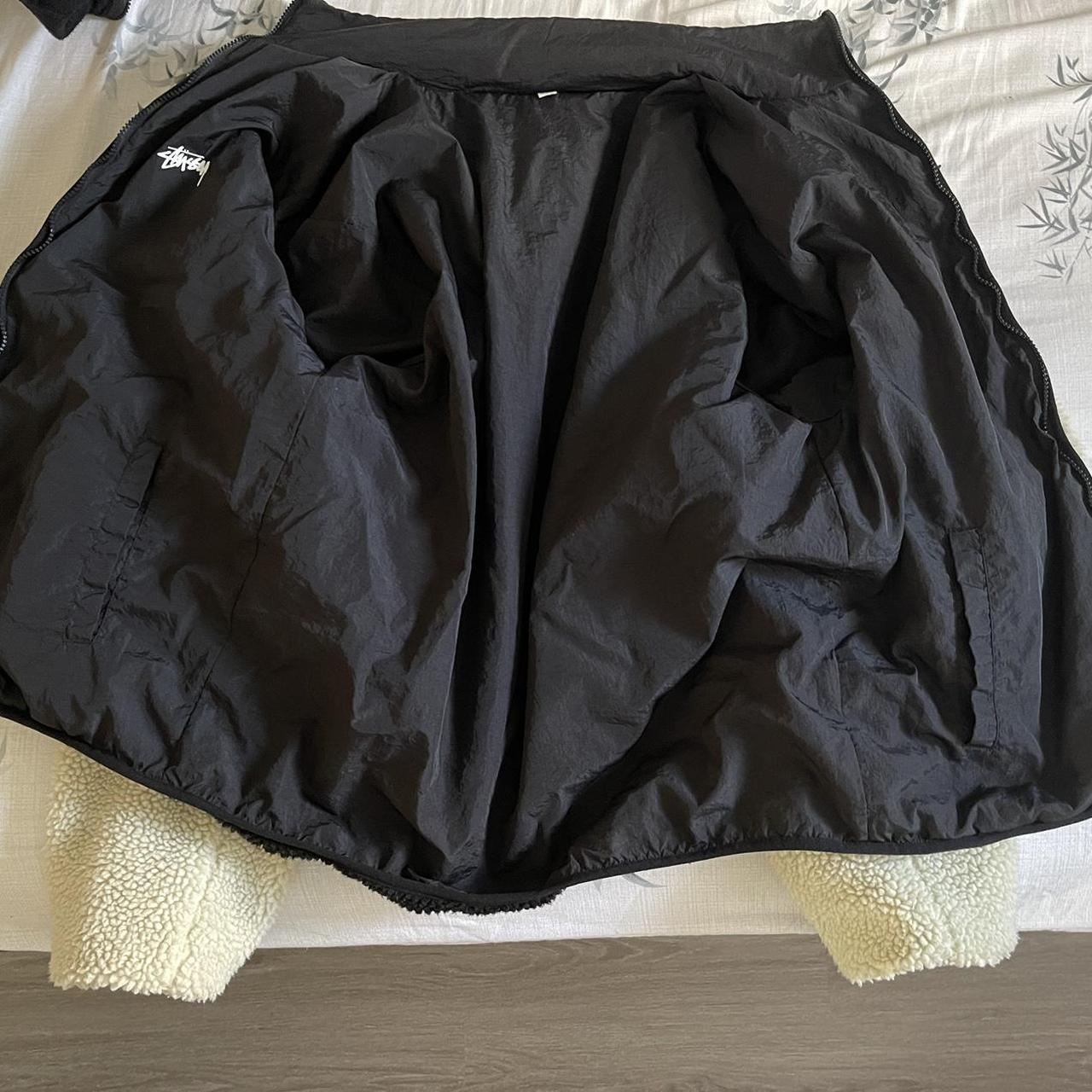 Stussy 8 Ball reversible fleece jacket - Depop