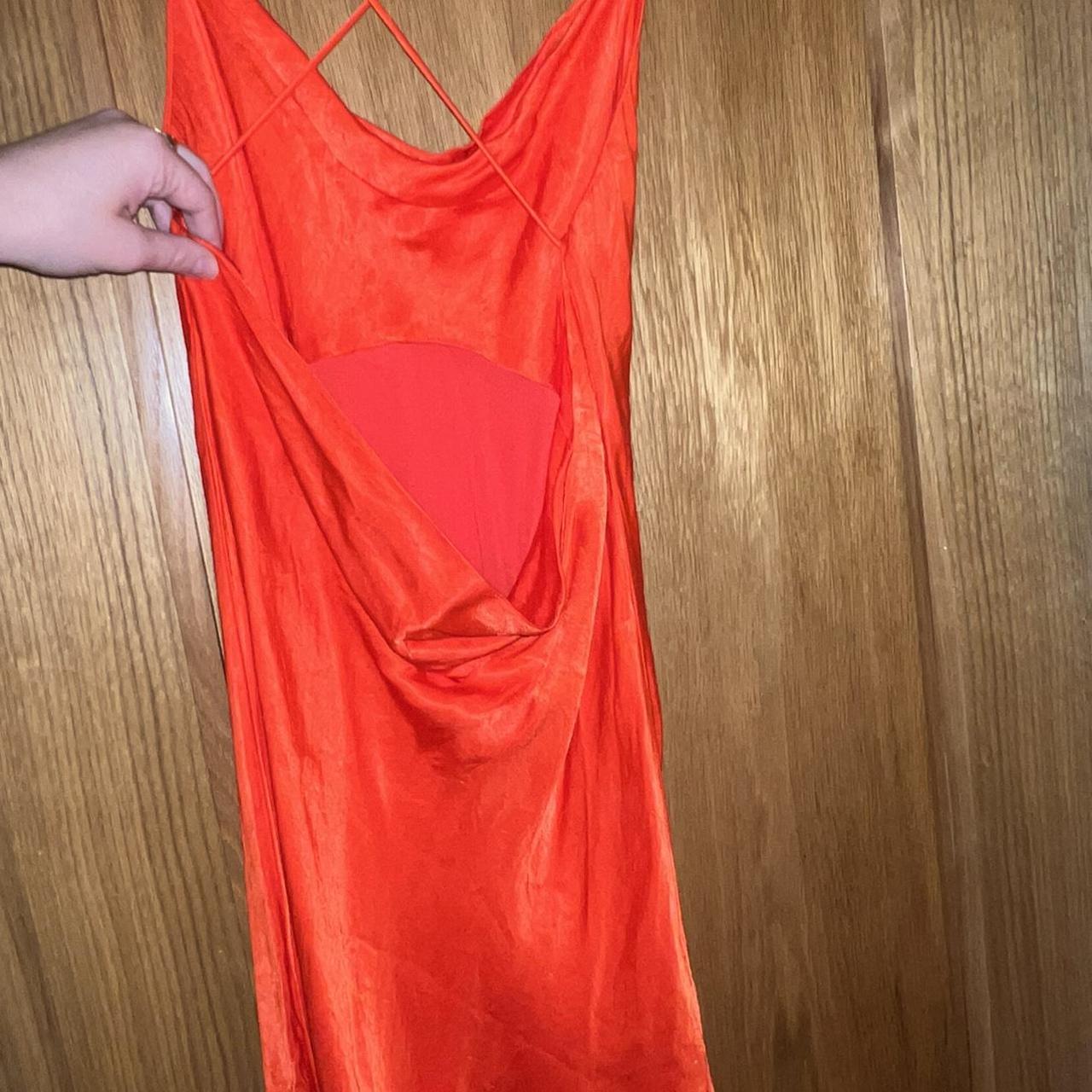 Zara red backless mini dress So flattering on and... - Depop