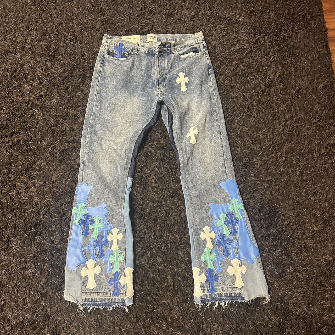 flared denim Message For More Info Open to... | Depop