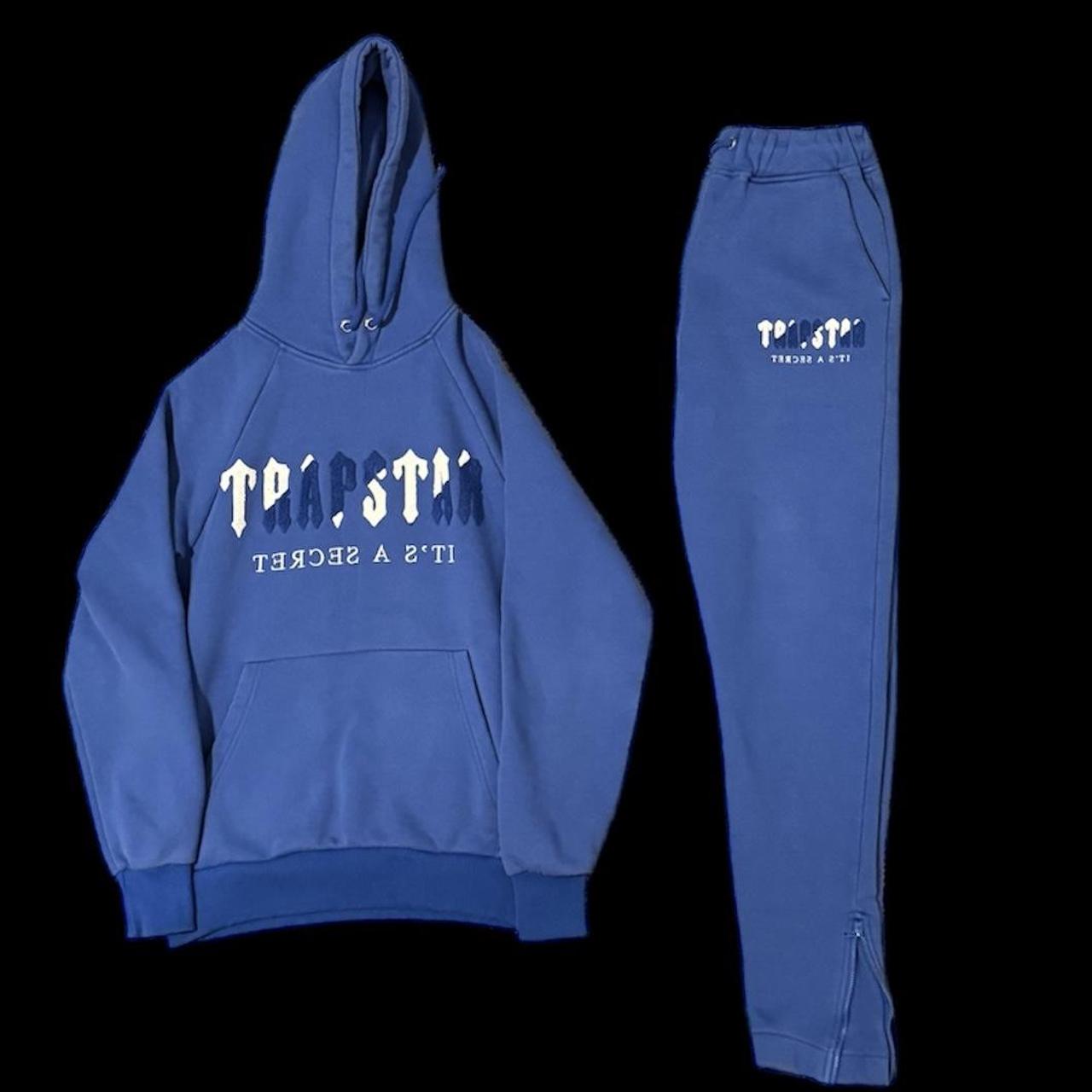 Blue Trapstar tracksuit Size XS, fits like an... - Depop