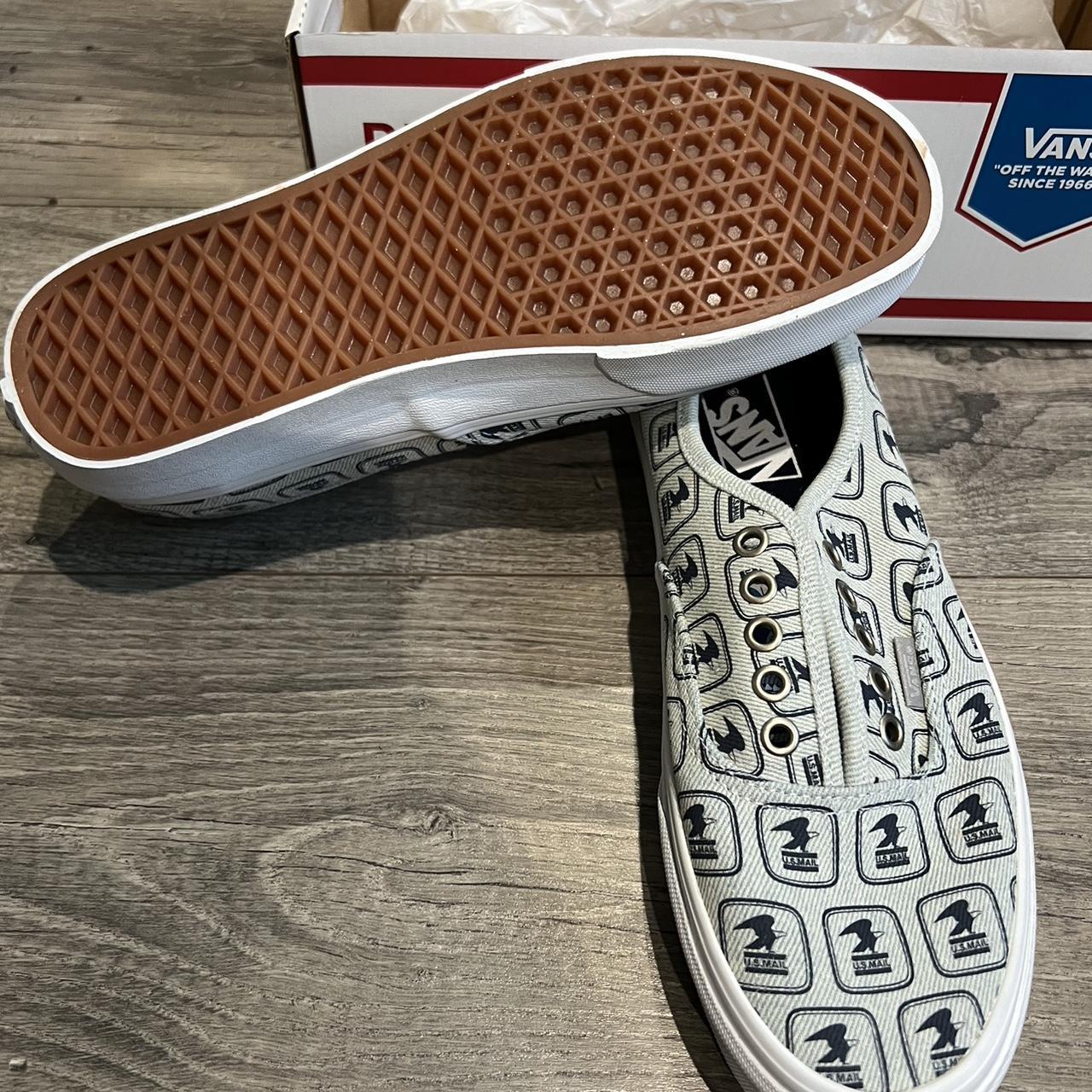 VANS authentic x USPS denim United States Postal... - Depop