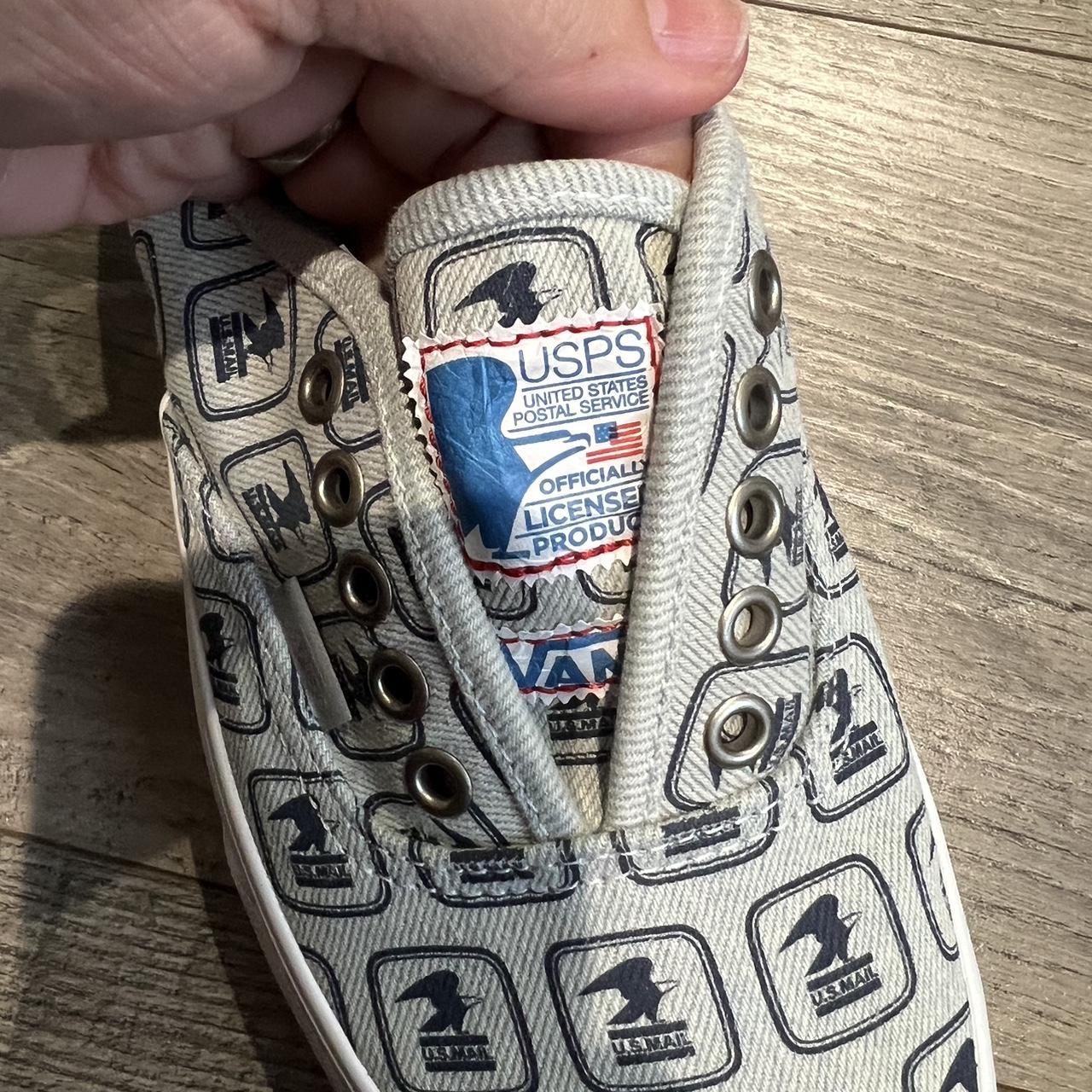 VANS authentic x USPS denim United States Postal... - Depop