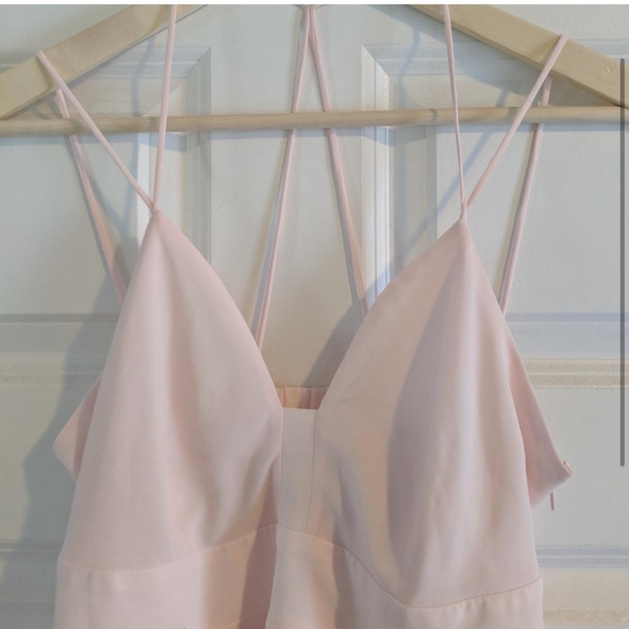 Express light pink layered tank top size small EUC... | Depop