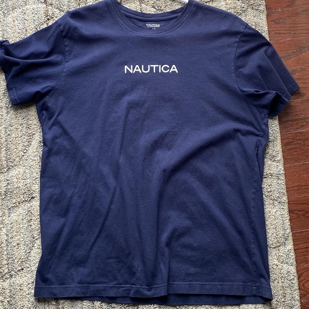 Nautica logo t-shirt #nautica - Depop