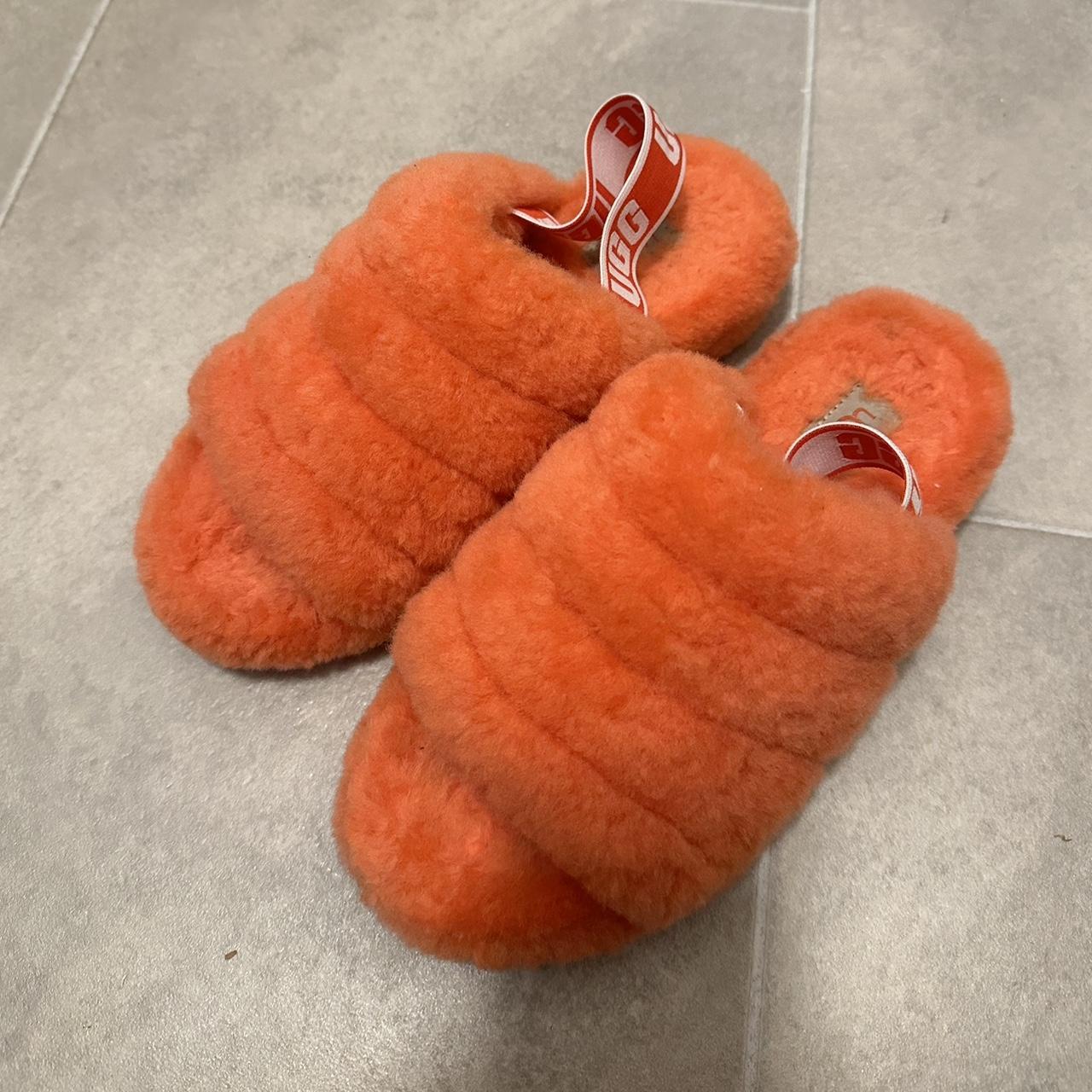 Ugg fluff yeah slippers Worn 4 times indoors Lots... - Depop